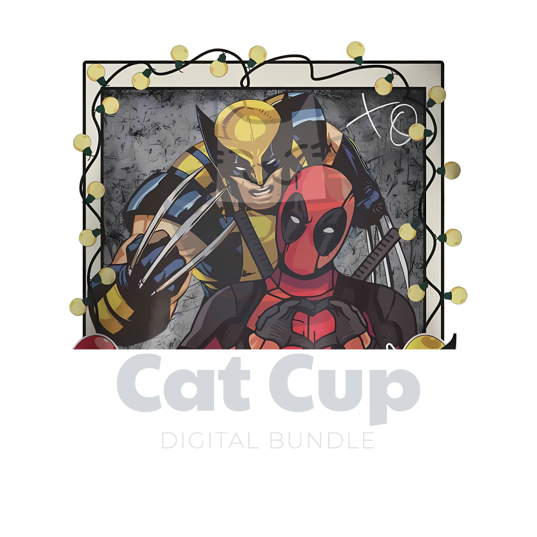 Retro Wolverine And Deadpool 2024 PNG Sublimation | Inspire Uplift