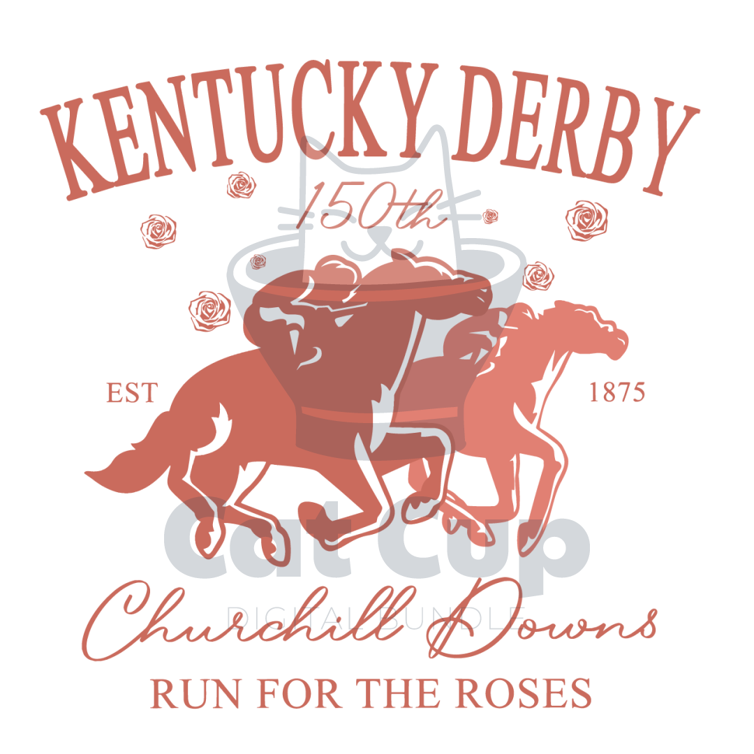 Kentucky Derby 150th Churchill Downs 2024 SVG Digital File | Inspire Uplift