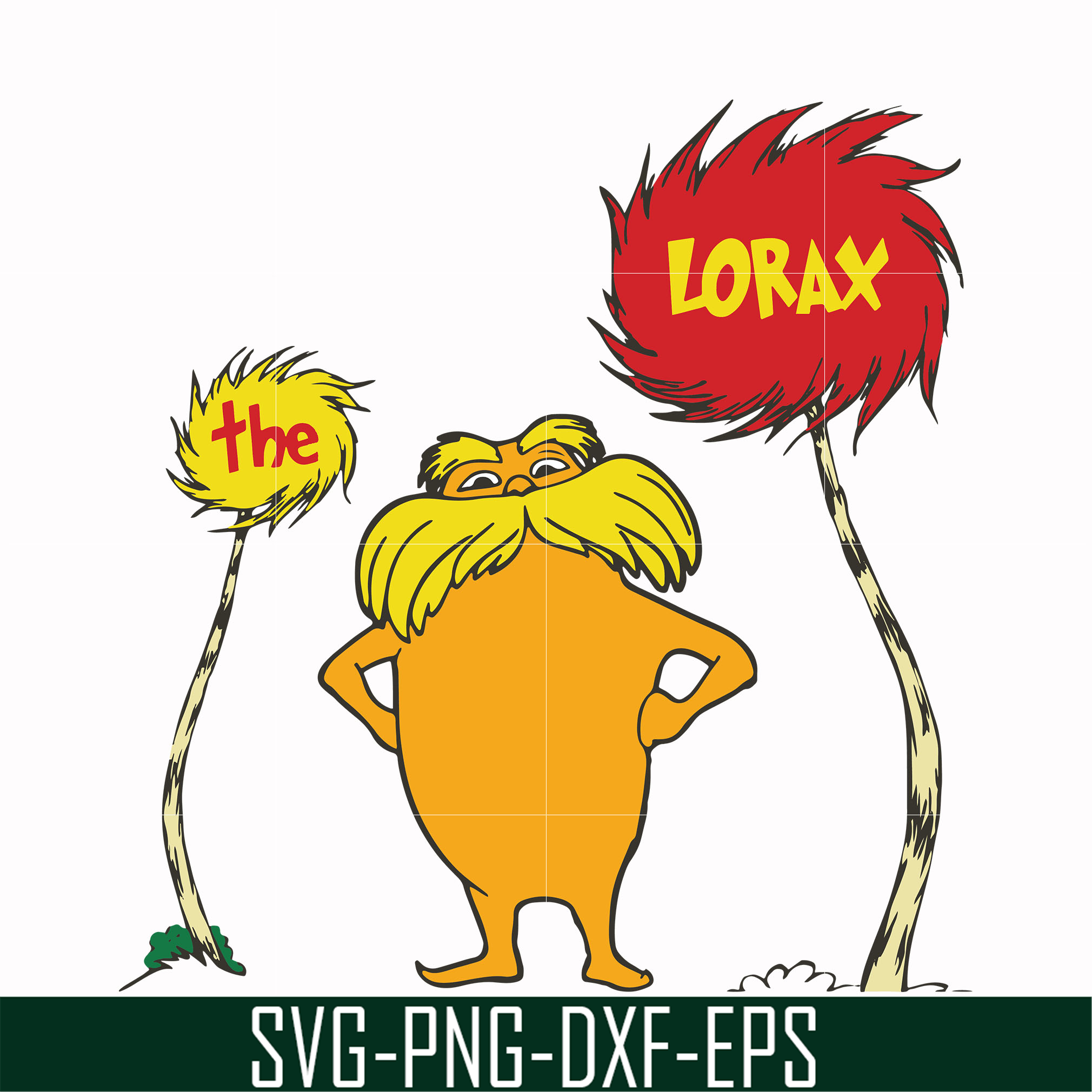 The Lorax svg, png, dxf, eps file DR000151 | Inspire Uplift