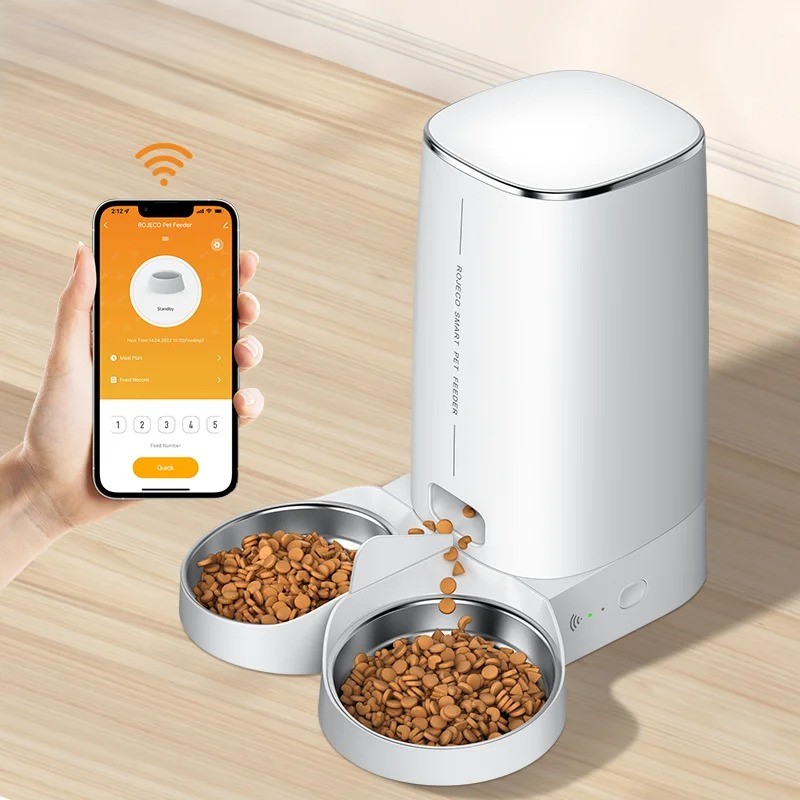Smart 4L Automatic Pet Feeder – WiFi Controlled | Inspire Uplift