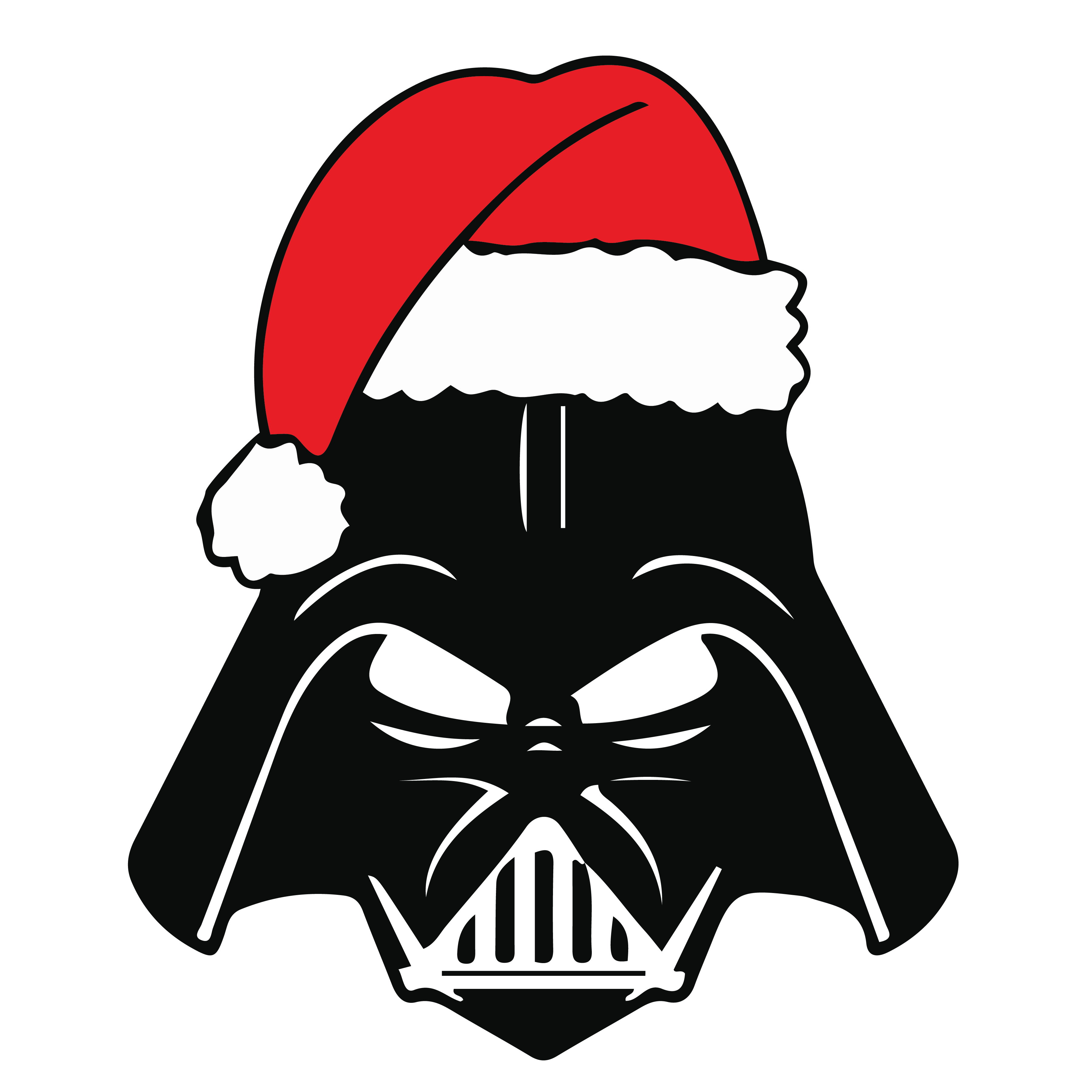 Darth Vader Christmas Svg, Star Wars Christmas Svg, Star War | Inspire ...
