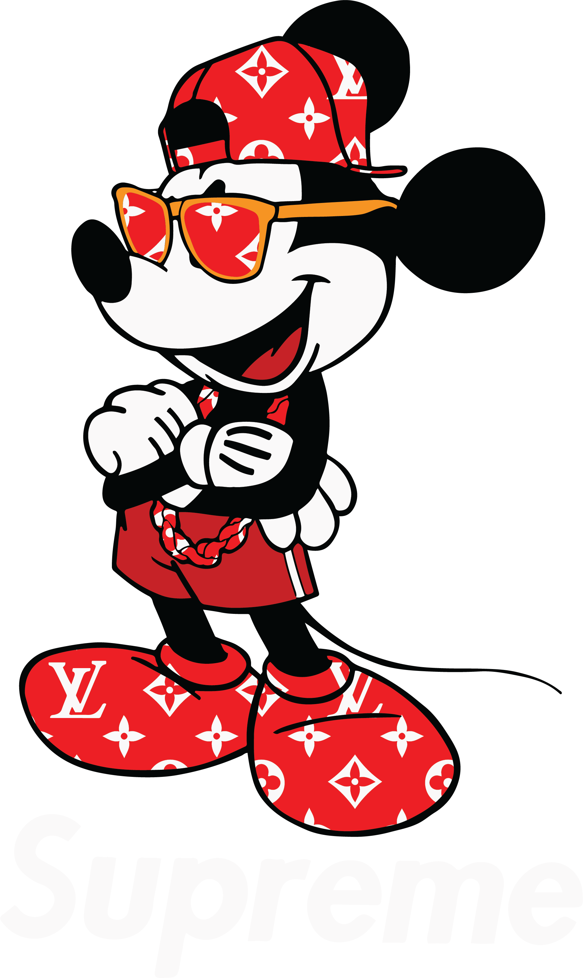 Mickey mouse Supreme Svg, Disney Mickey Svg, Fashion brand S | Inspire ...