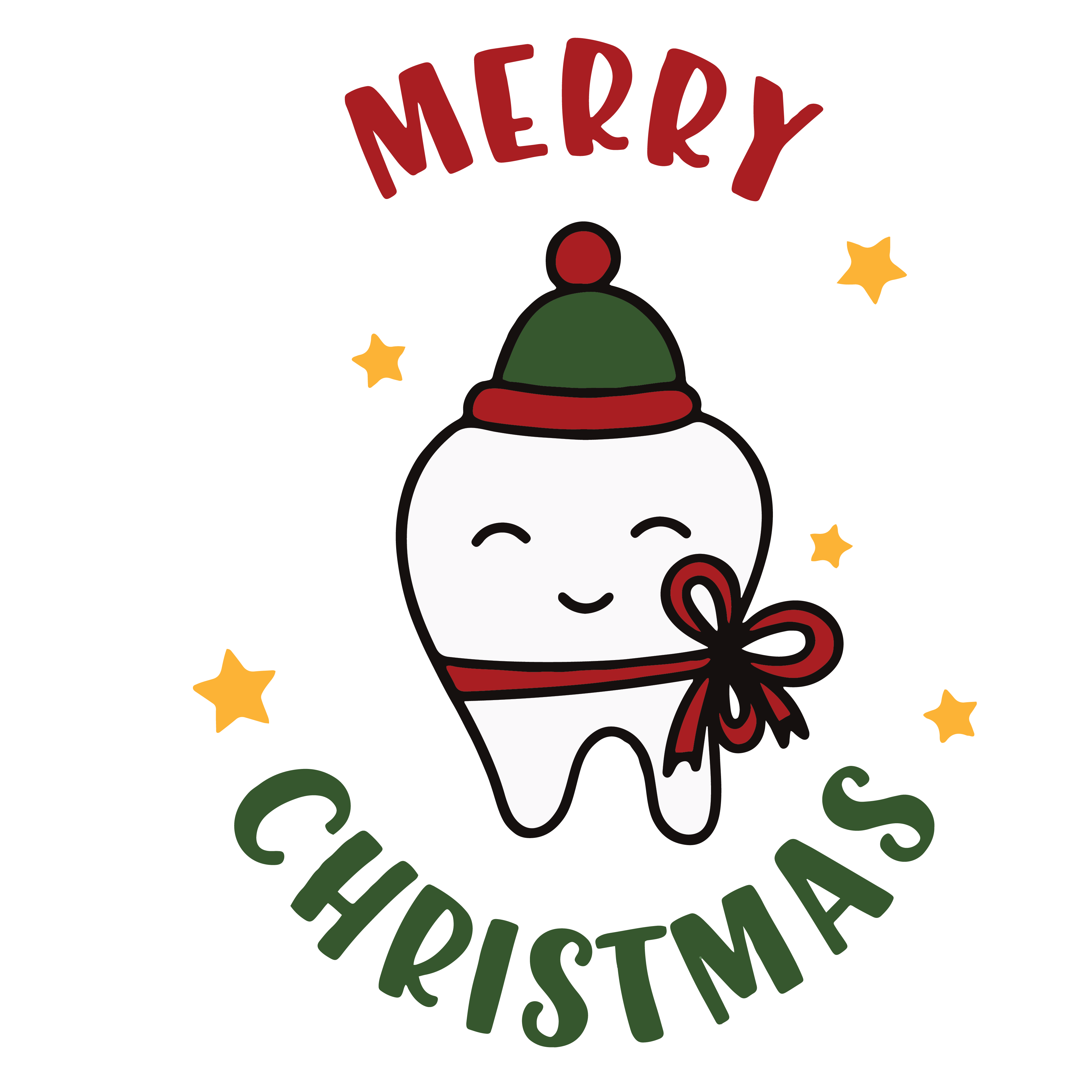 Tooth Merry christmas Svg, Dental christmas Svg, Tooth clipa | Inspire ...