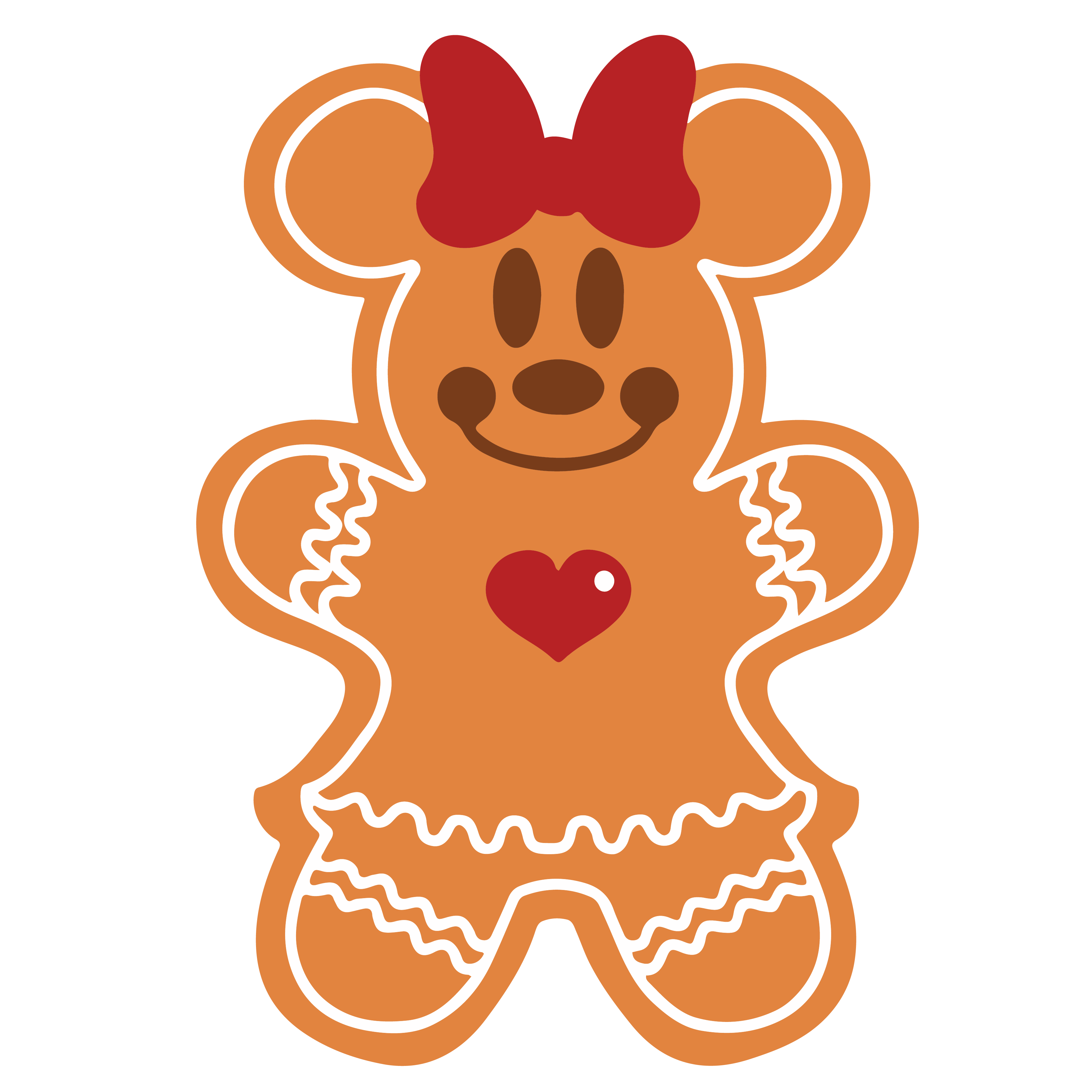Gingerbread minnie Mouse Svg, Disney Christmas Svg, Disney M | Inspire ...