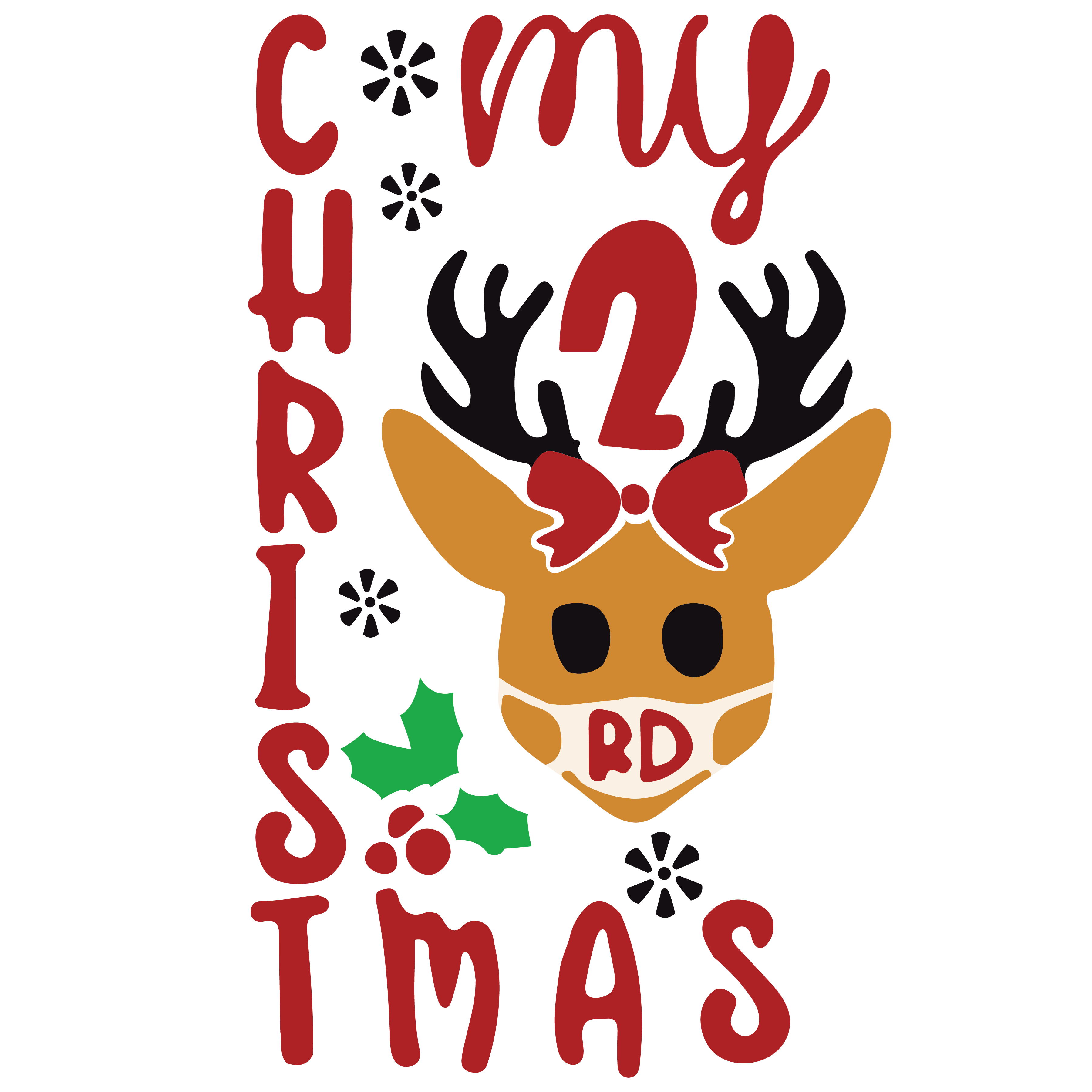 My 2nd Christmas Svg, Reindeer Svg, Baby second Christmas Sv | Inspire ...