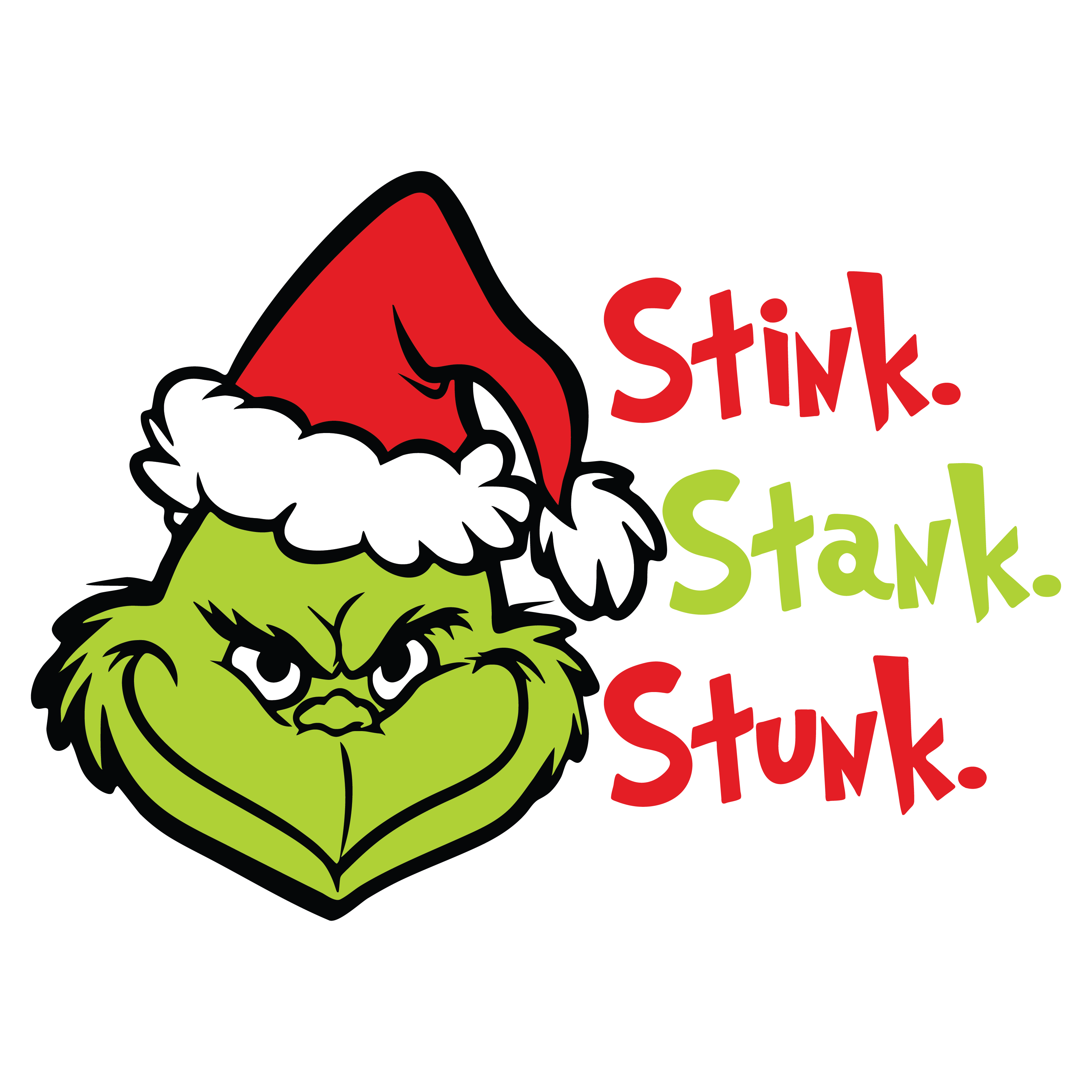 Grinch Stink stank stunk Svg, Grinch Christmas Svg, Grinch F | Inspire ...
