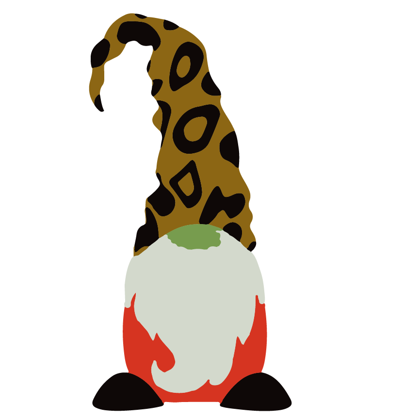 Leopard Gnome Svg, Christmas Gnome Svg for Sublimation, Gnom - Inspire ...