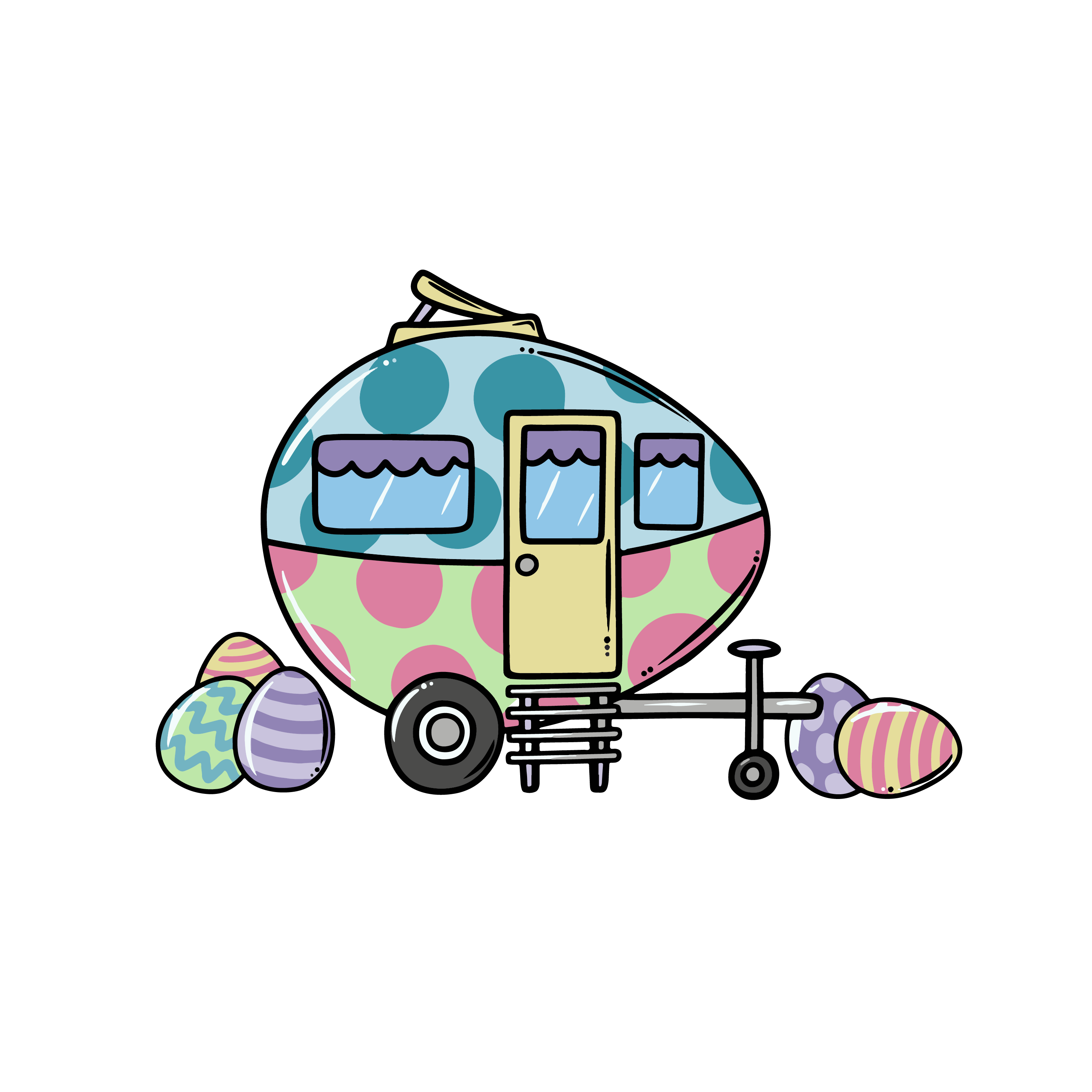 Easter camper Svg, Easter Gnomes Svg, Gnome clipart, Easter | Inspire ...