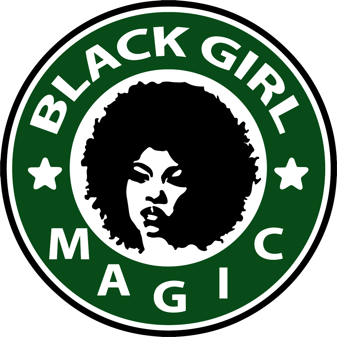 Black Girl Magic logo Svg, Starbucks Svg, Starbucks logo Svg | Inspire ...