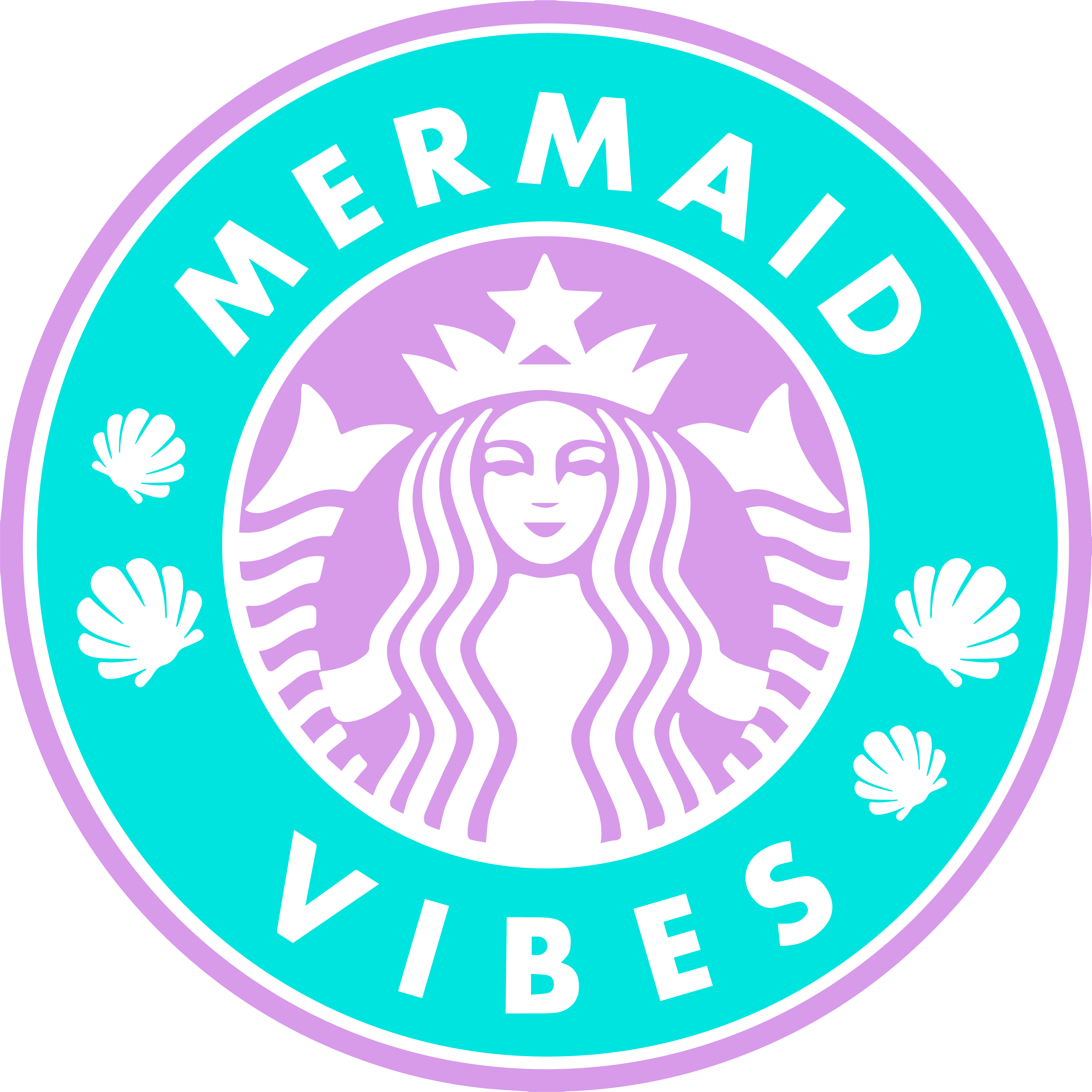 Mermaid Vibes logo Svg, Starbucks Svg, Starbucks logo Svg, S | Inspire ...