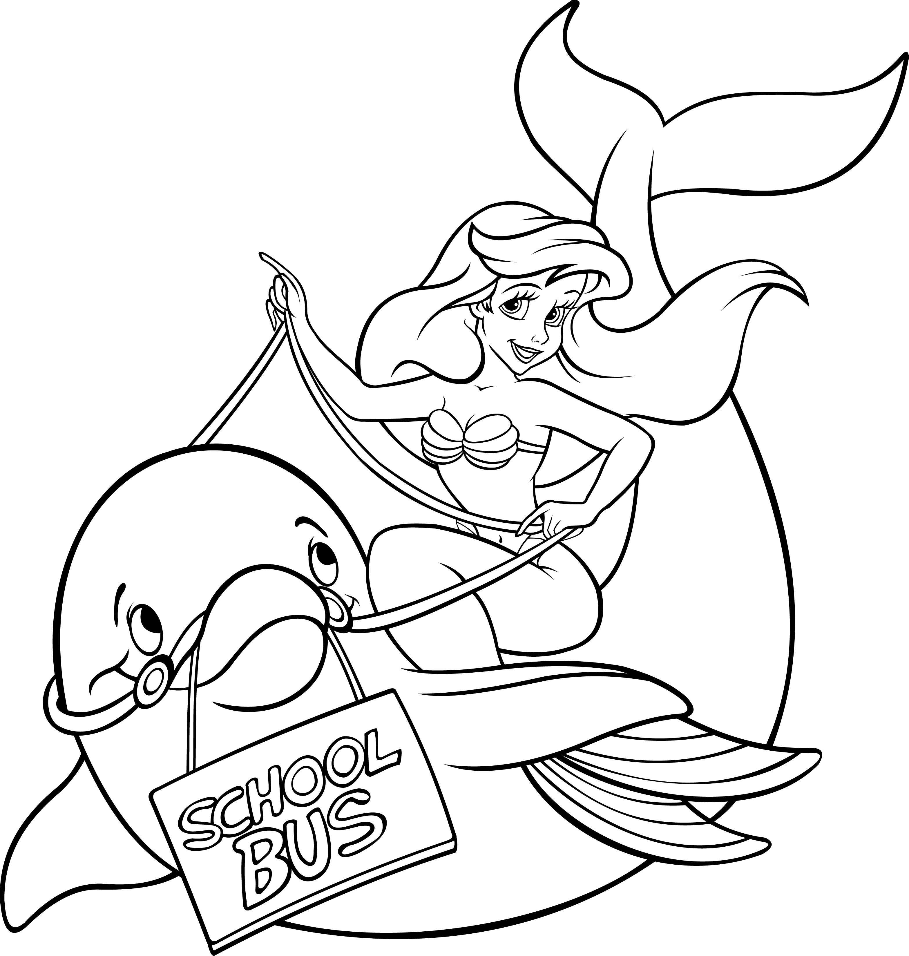 Ariel Outline Svg, Ariel Clipart, Little Mermaid Svg, Prince | Inspire ...