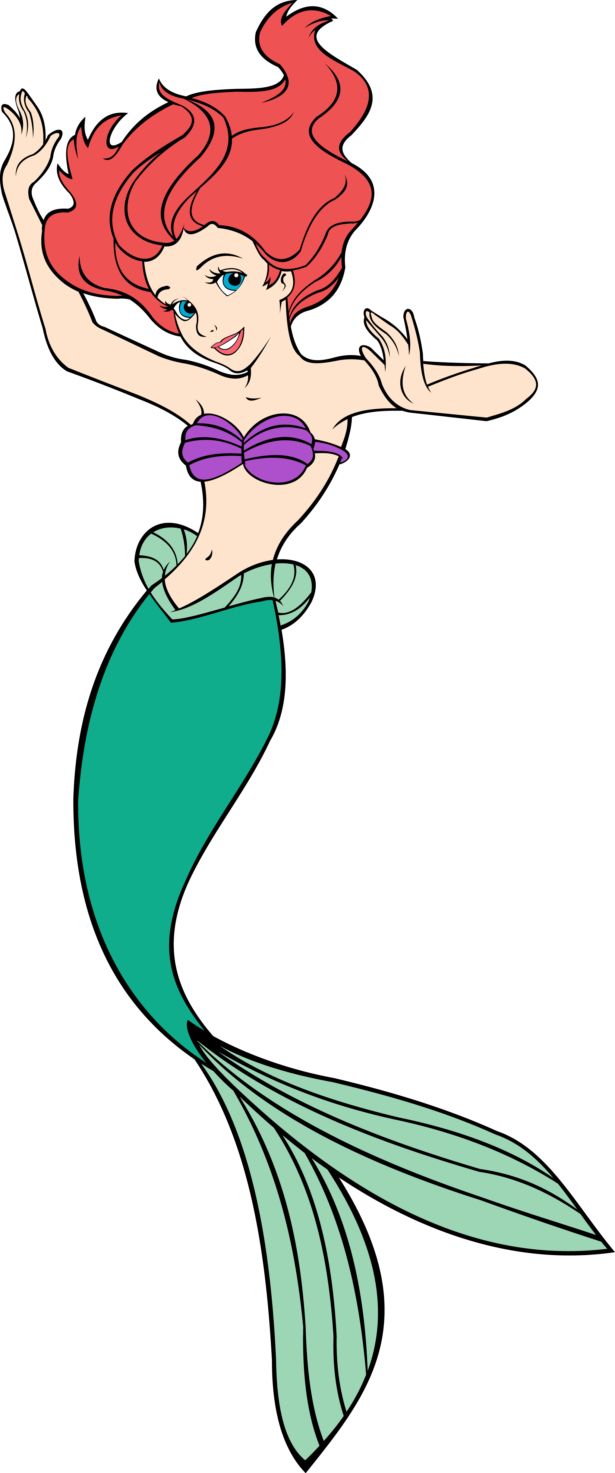 Ariel Svg, Ariel Clipart, Little Mermaid Svg, Princess Ariel | Inspire ...