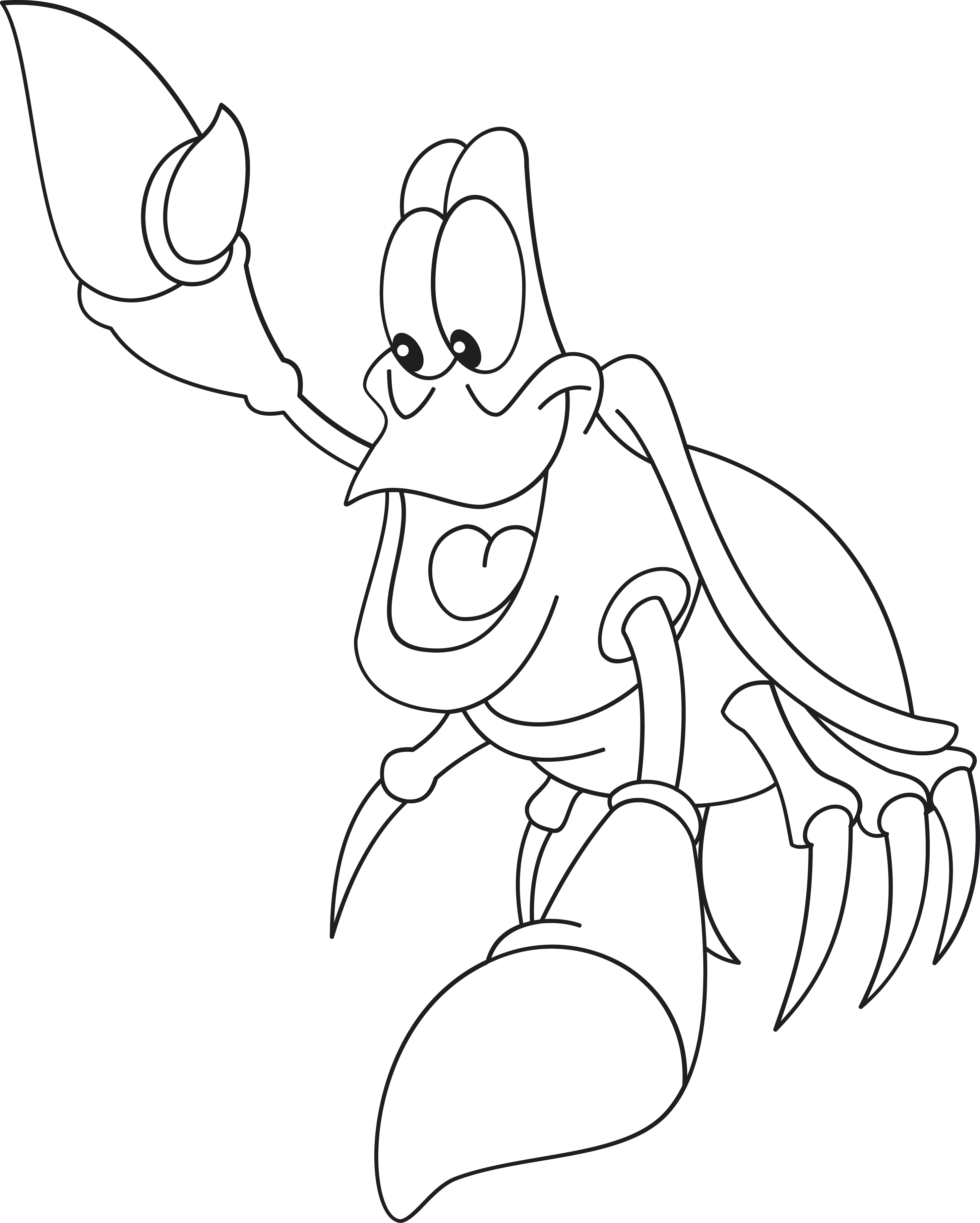 Sebastian Outline Svg, Ariel Svg, Little Mermaid Svg, Prince - Inspire ...