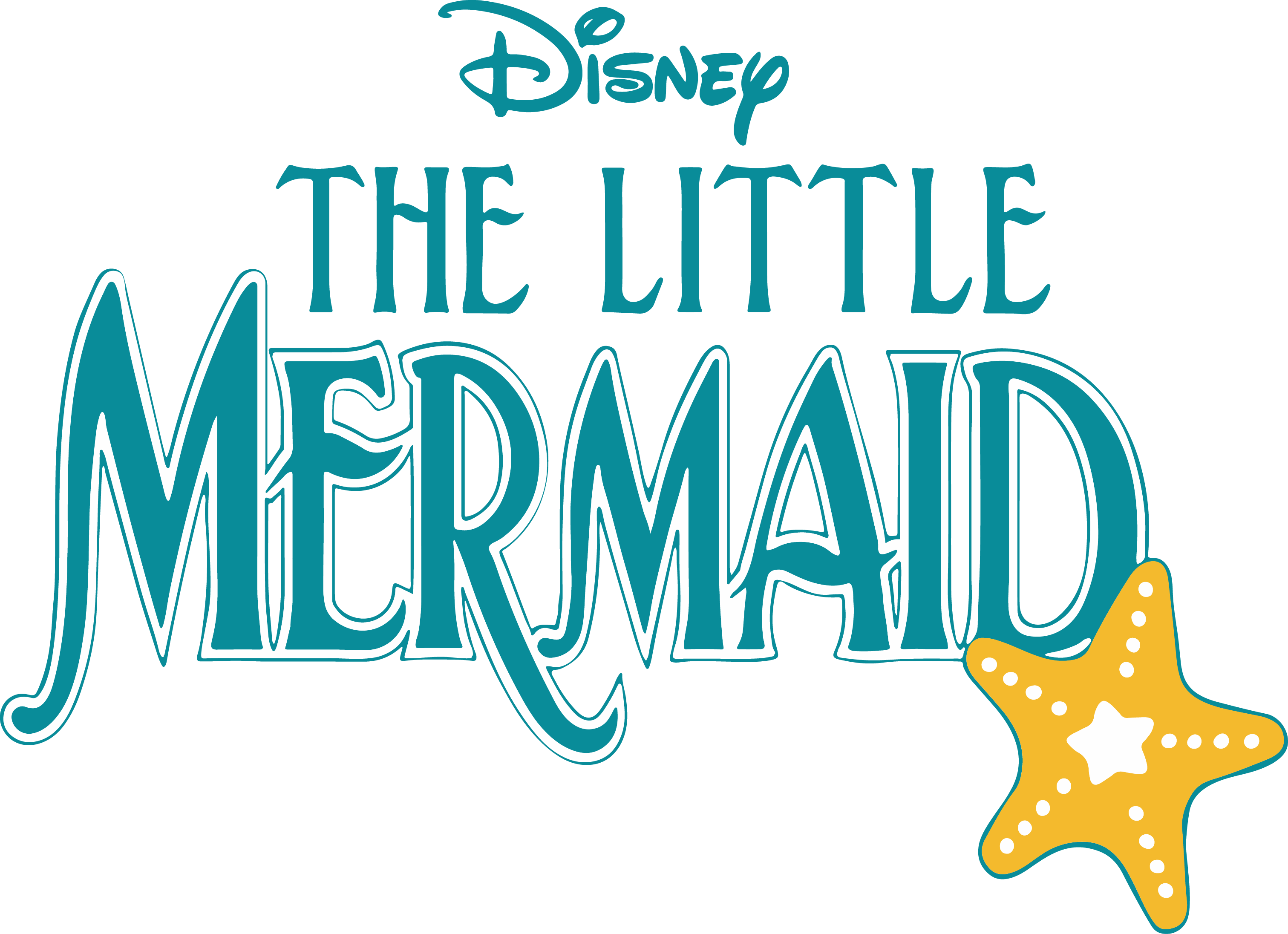 Disney The Little Mermaid logo Svg, Ariel Svg, Little Mermai - Inspire ...