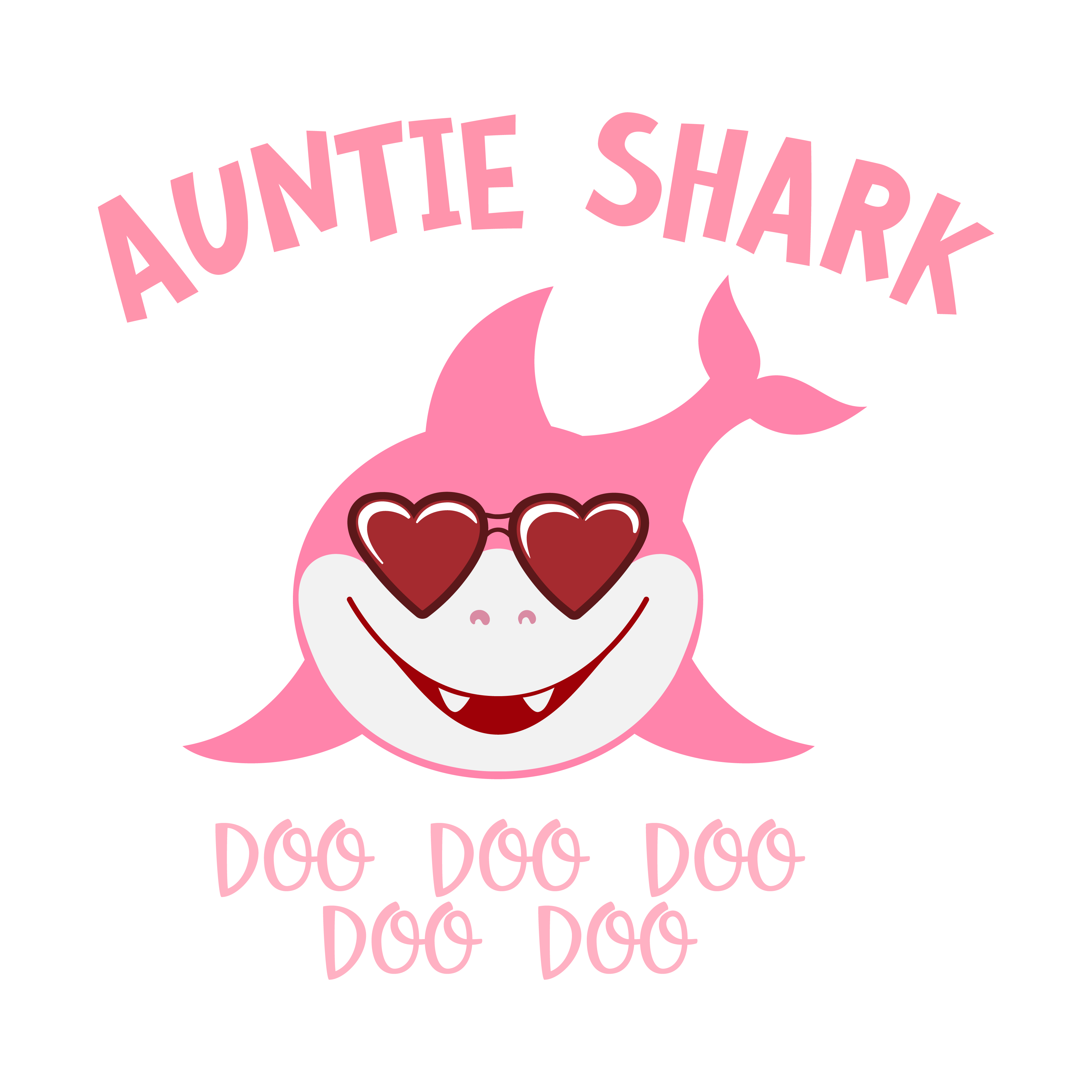 Auntie Shark Svg, Shark Family Svg, Baby Shark Svg, Shark Do | Inspire ...