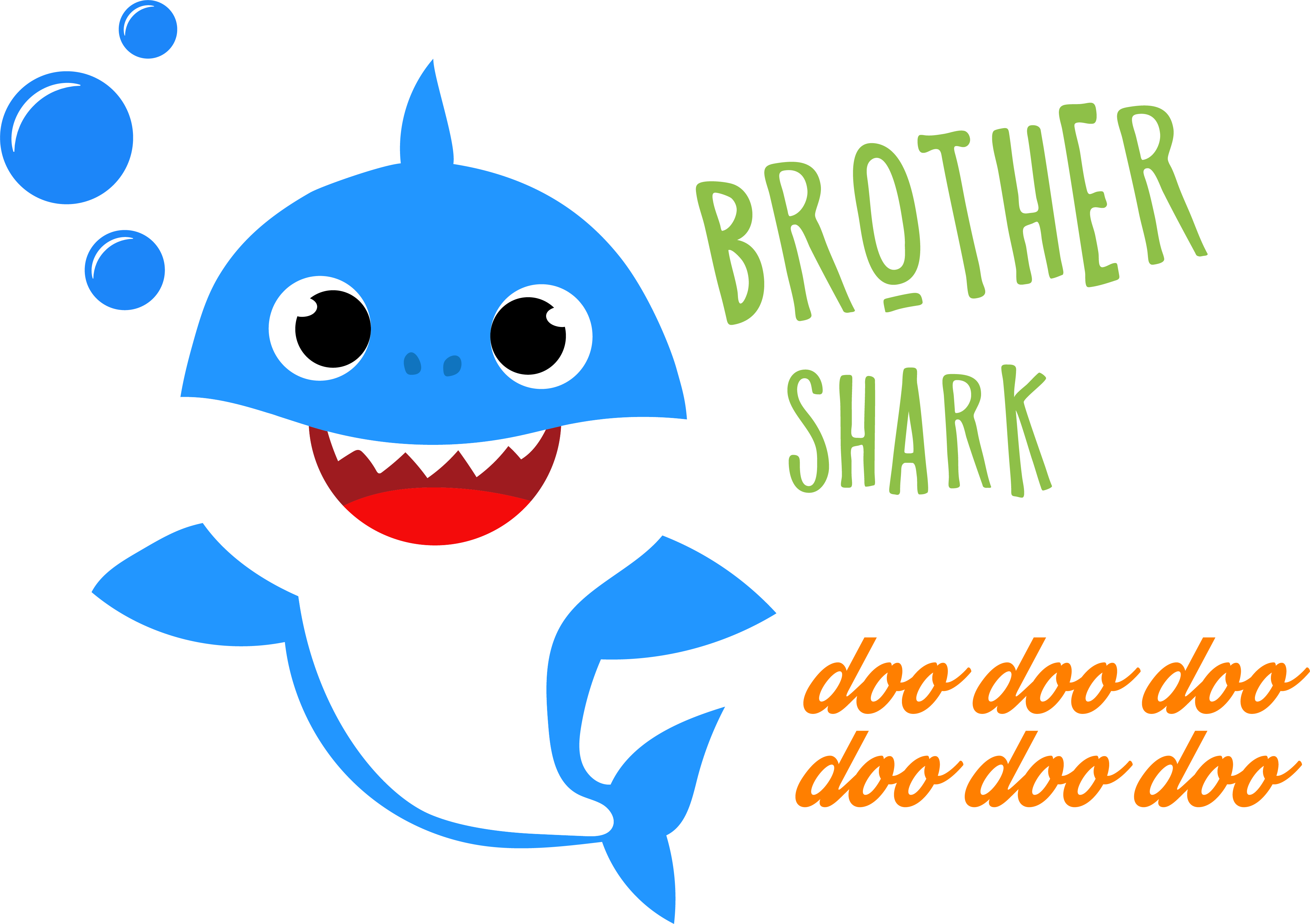 Brother Shark Svg, Shark Family Svg, Baby Shark Svg, Shark D | Inspire ...