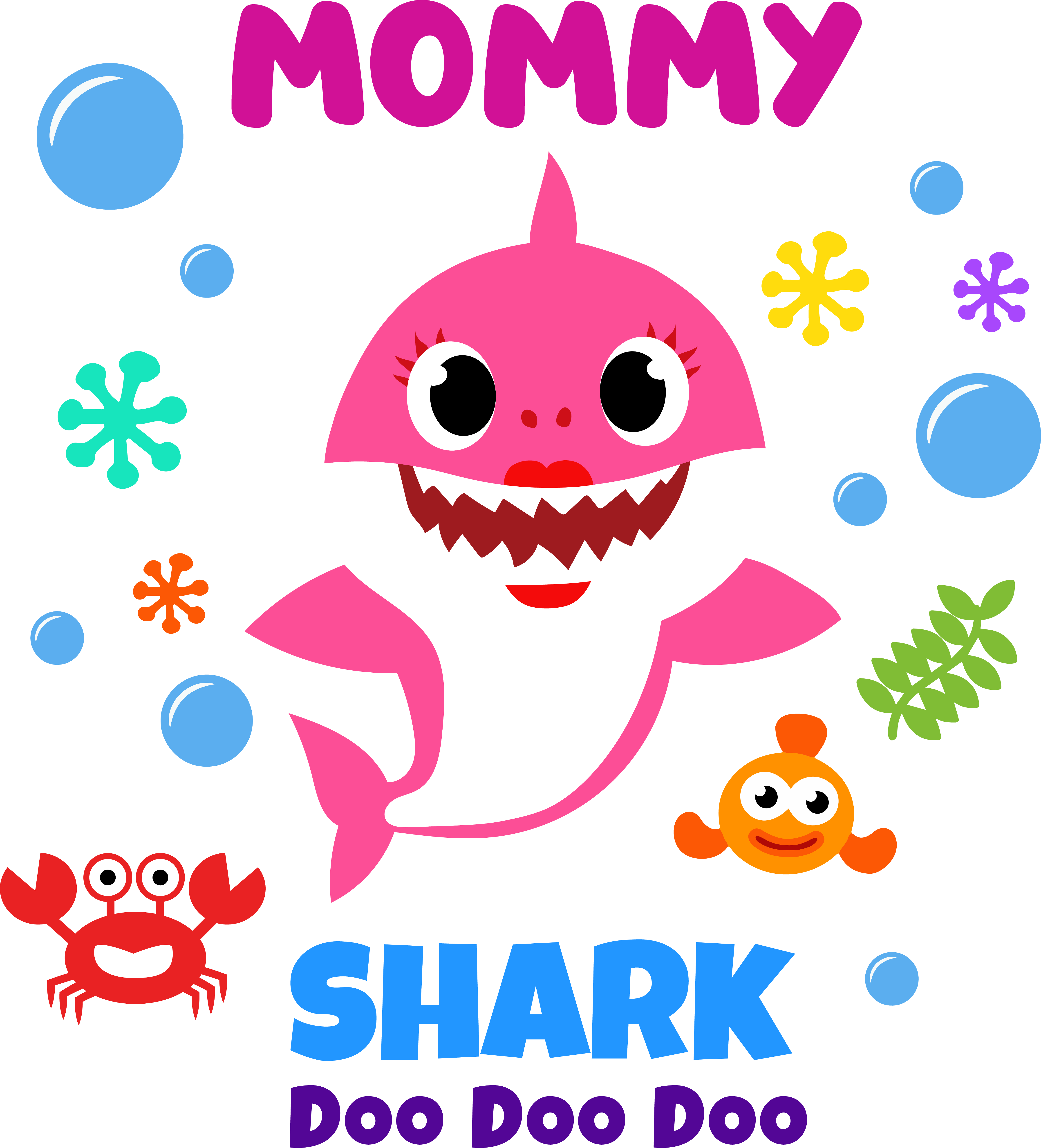 Mommy Shark Svg, Shark Family Svg, Baby Shark Svg, Shark Doo | Inspire ...