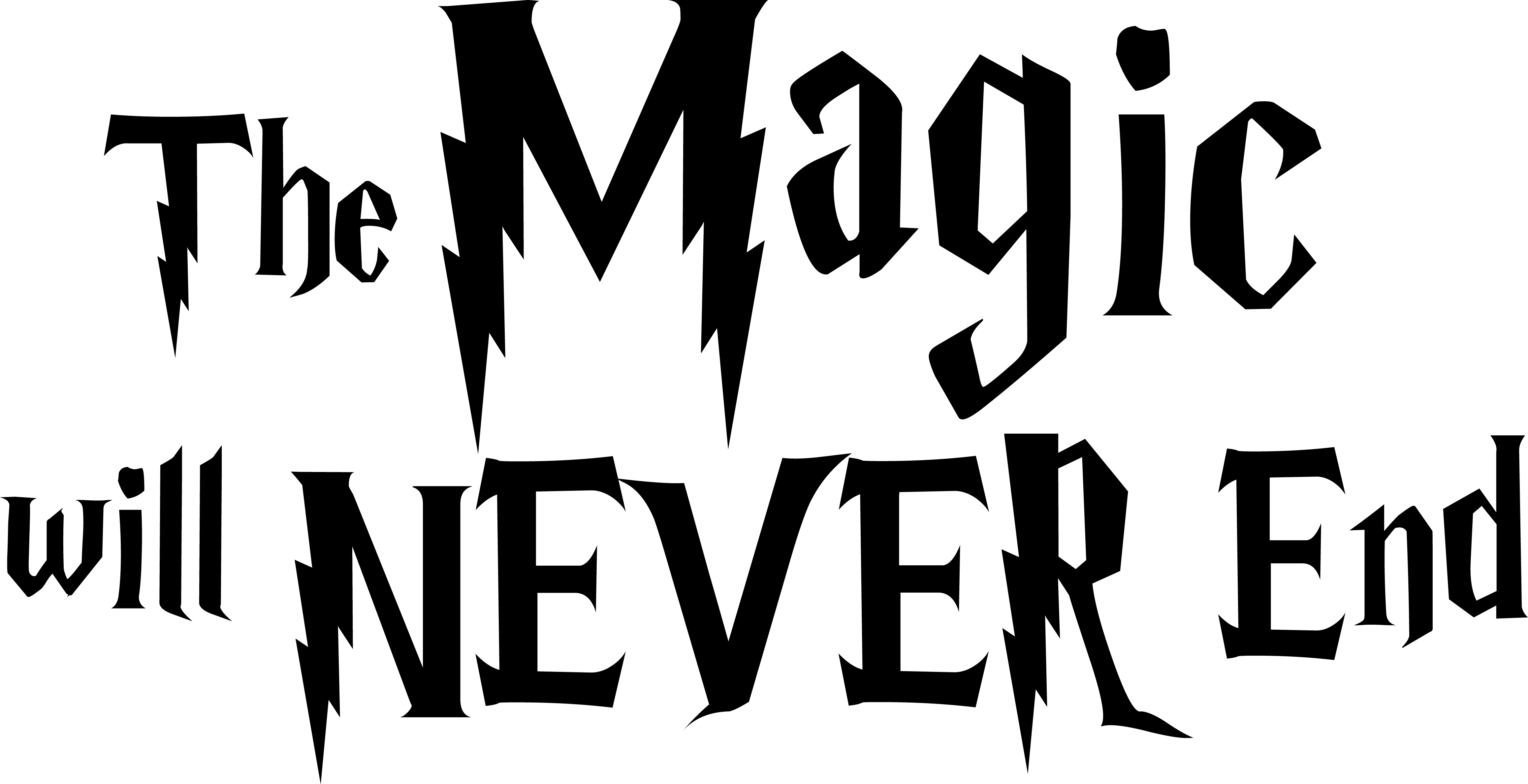 The magic will never end Svg, Harry Potter Svg, Harry Potter | Inspire ...