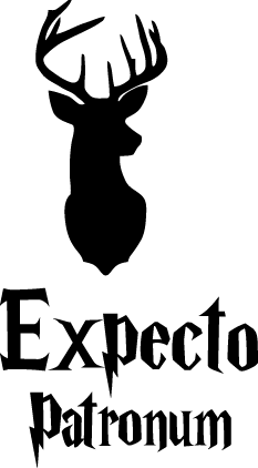 Expecto patronum Svg, Harry Potter Svg, Harry Potter silhoue | Inspire ...
