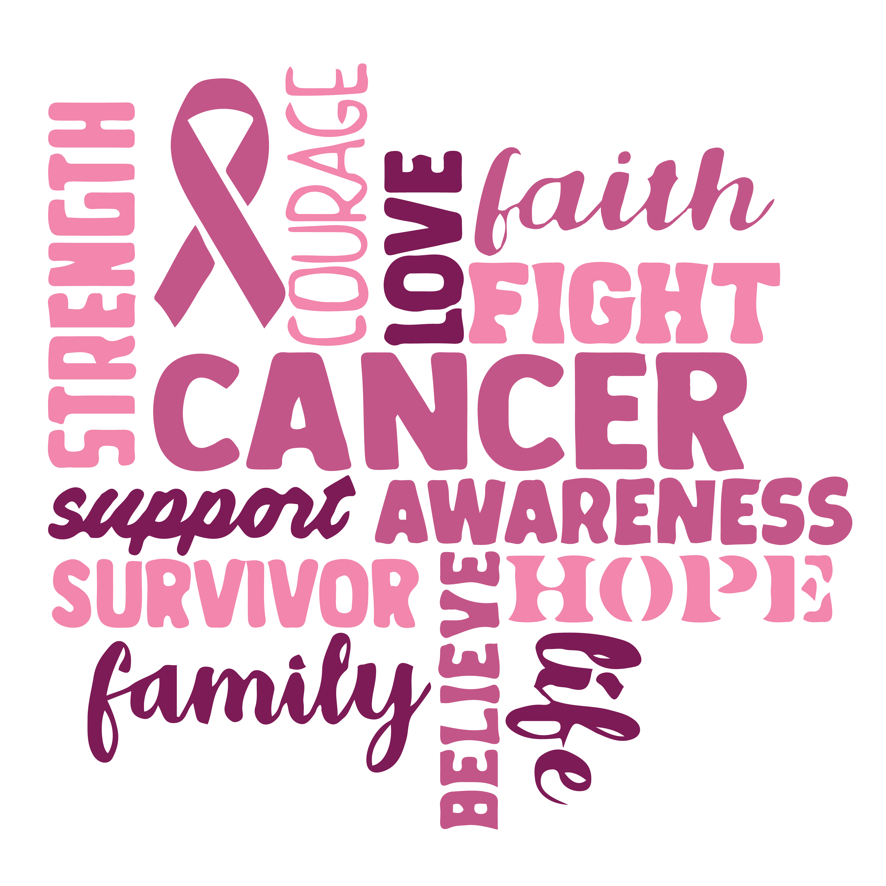 Breast Cancer logo Svg, Breast Cancer Svg, Cancer Awareness | Inspire ...