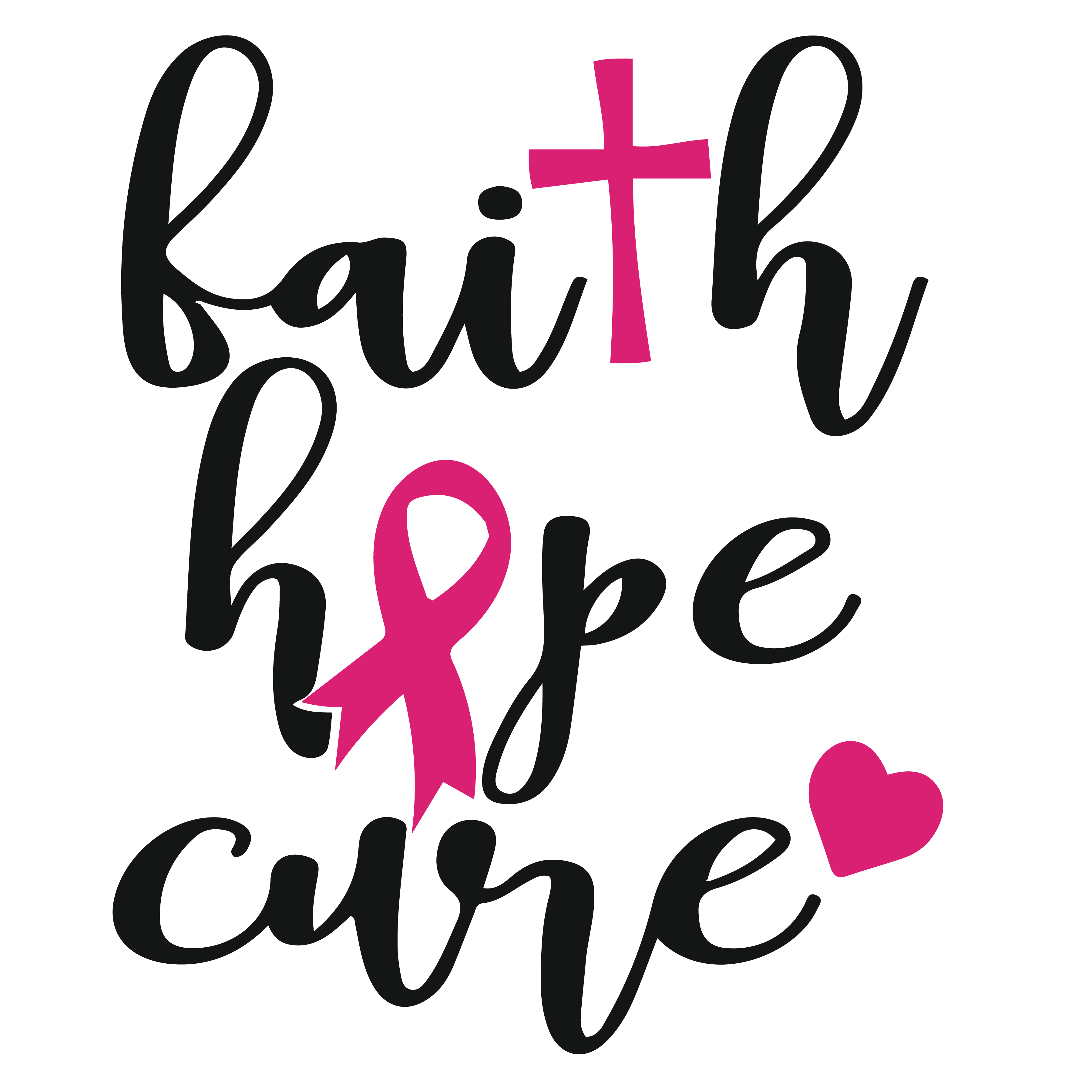 Faith hope cure Svg, Breast Cancer Svg, Cancer Awareness Svg | Inspire ...