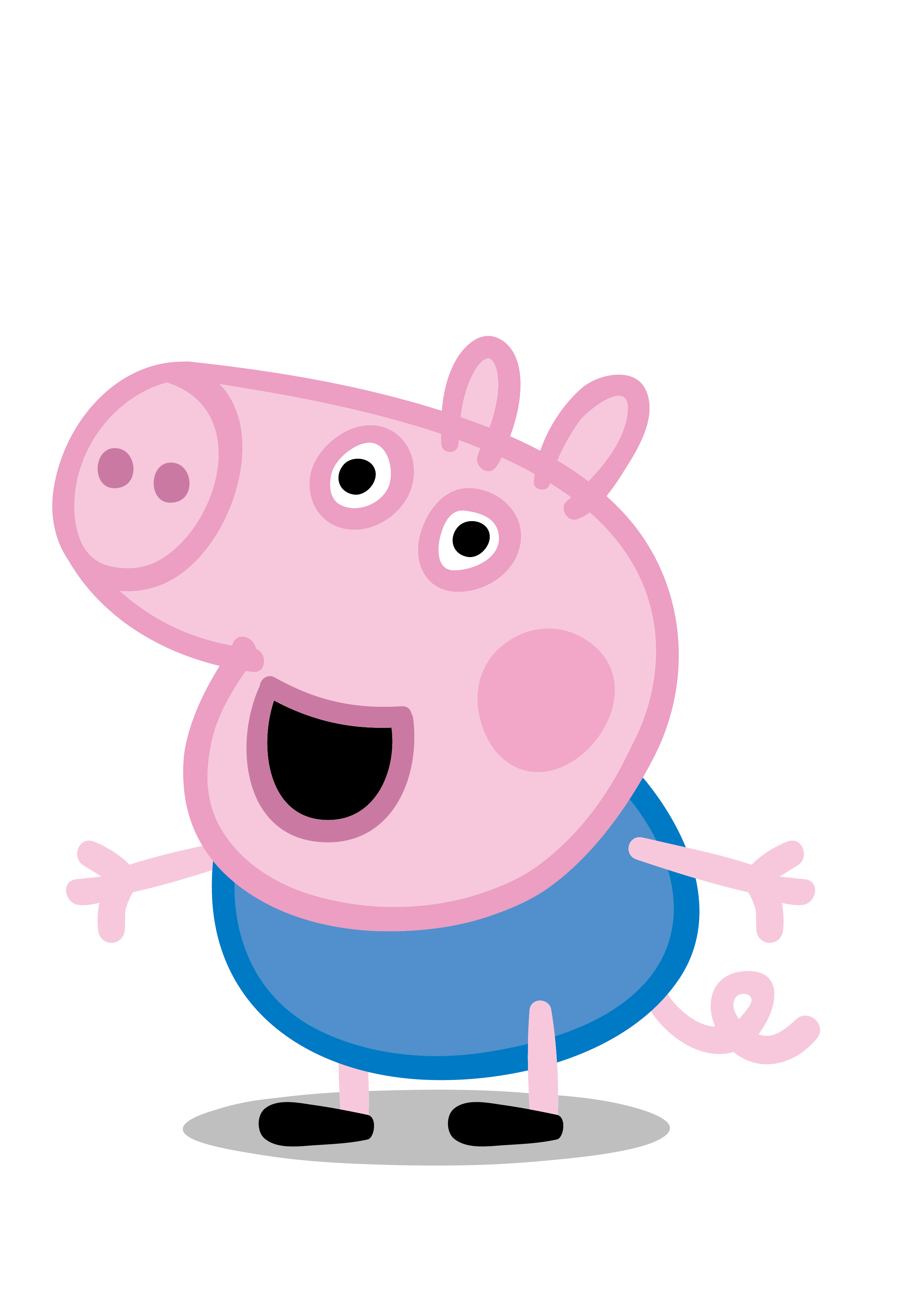 Peppa Pig Svg, Layered Svg, Instant download files for cricu - Inspire ...
