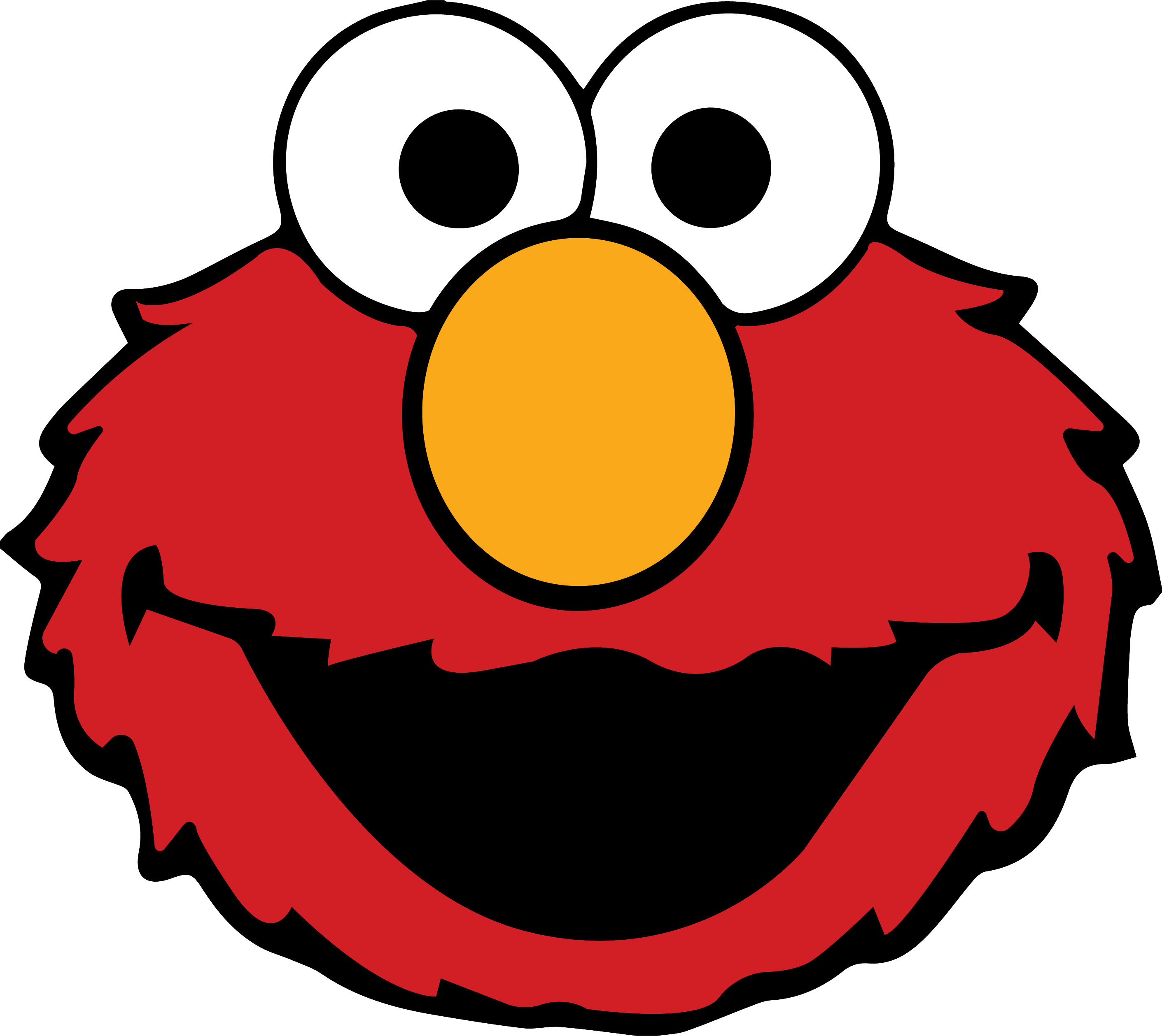 Elmo head Svg, Sesame Street Svg, Sesame Street Clipart, Car | Inspire ...