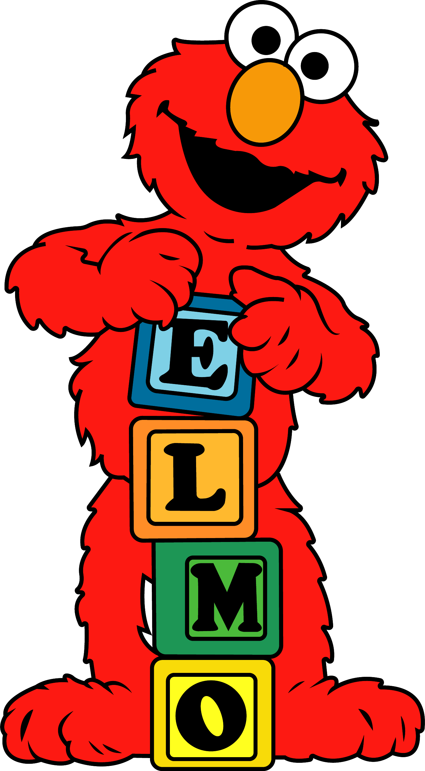 Elmo Svg, Elmo clipart, Sesame Street Svg, Sesame Street Cli | Inspire ...