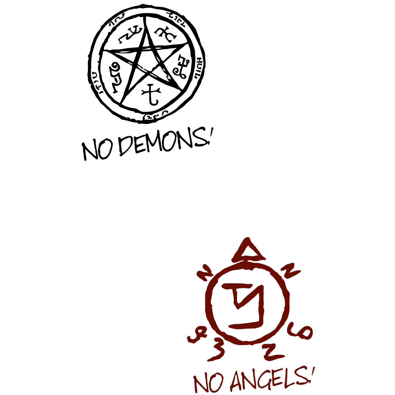 No Demons No Angels Svg, Supernatural Svg, Winchester Brothe | Inspire ...