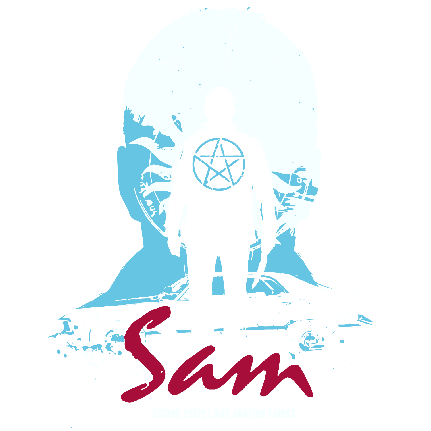 Sam Saving People Hunting Things Svg, Supernatural Svg, Winc | Inspire ...