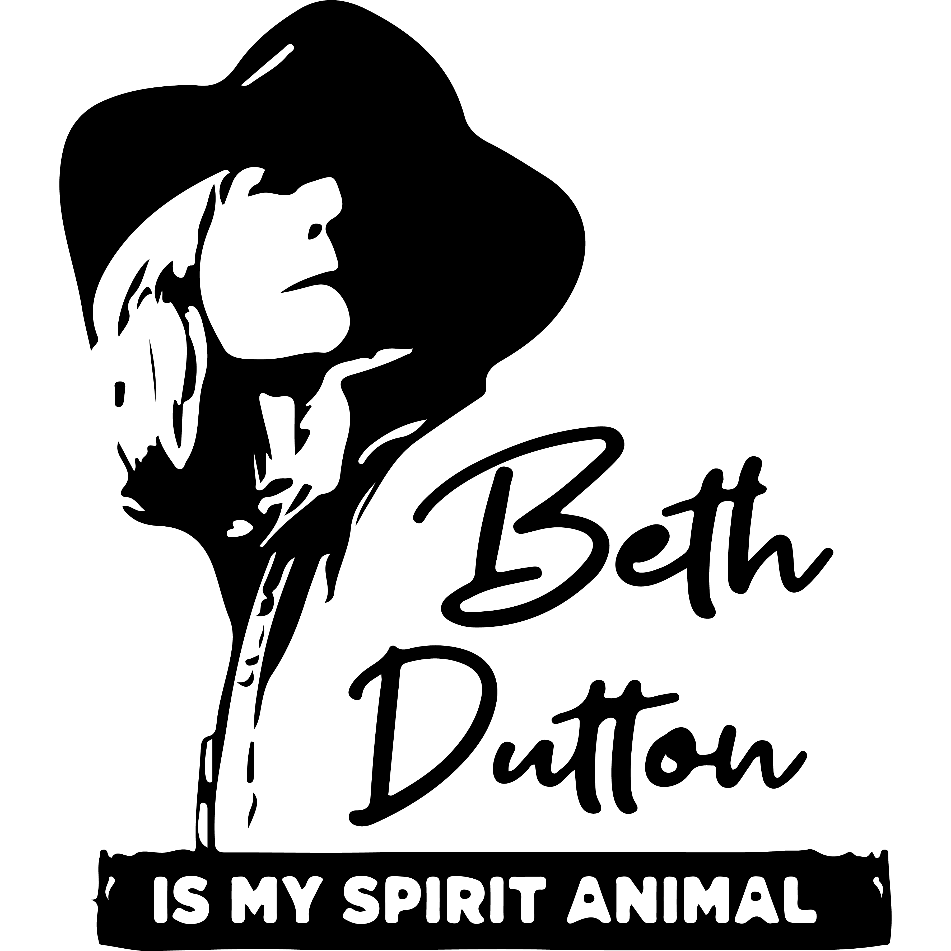 Beth Dutton is my spirit animal Svg, Yellowstone Svg, Yellow | Inspire ...