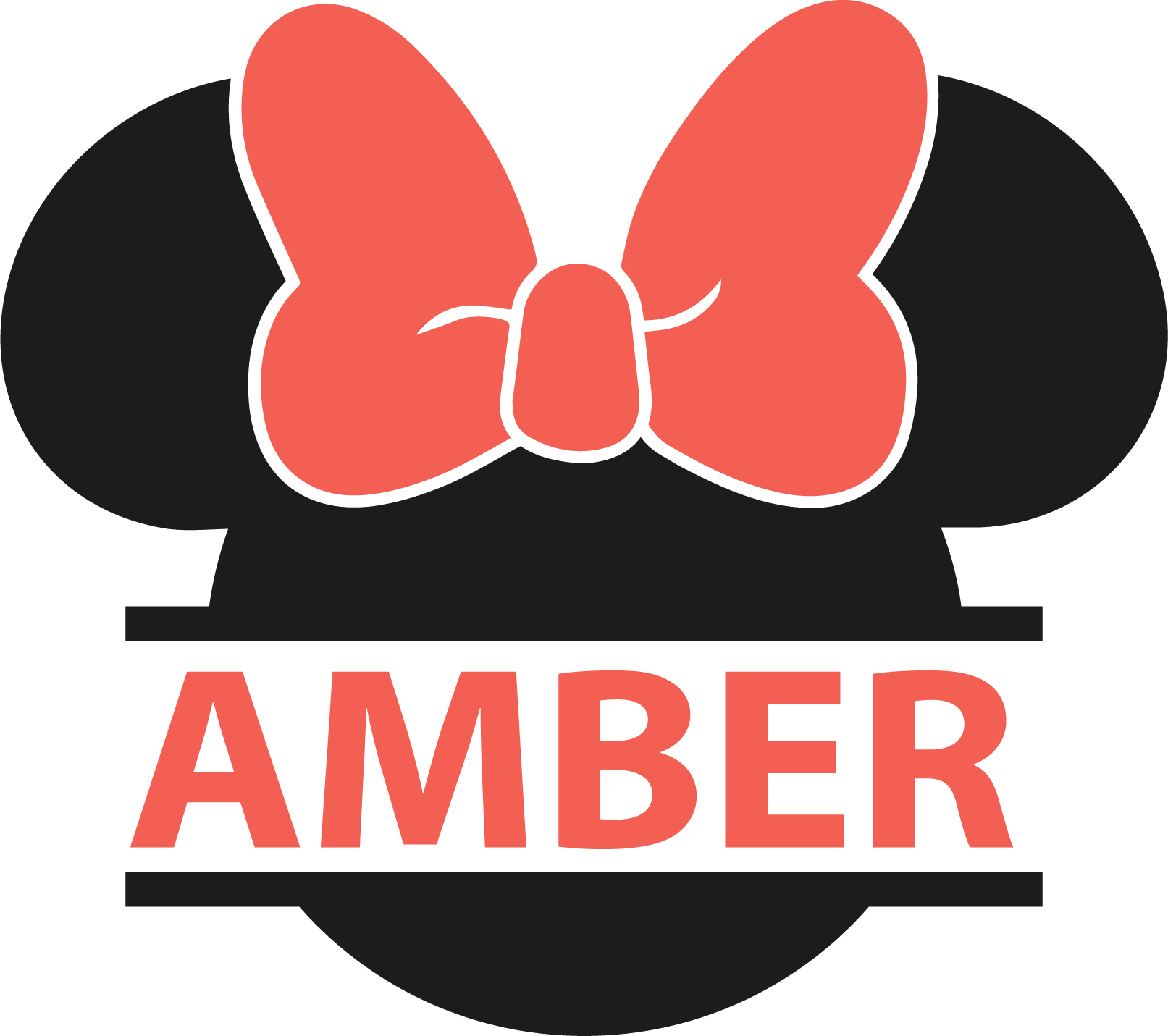 Minnie mouse head split amber Svg, Disney mickey Svg, Mickey | Inspire ...