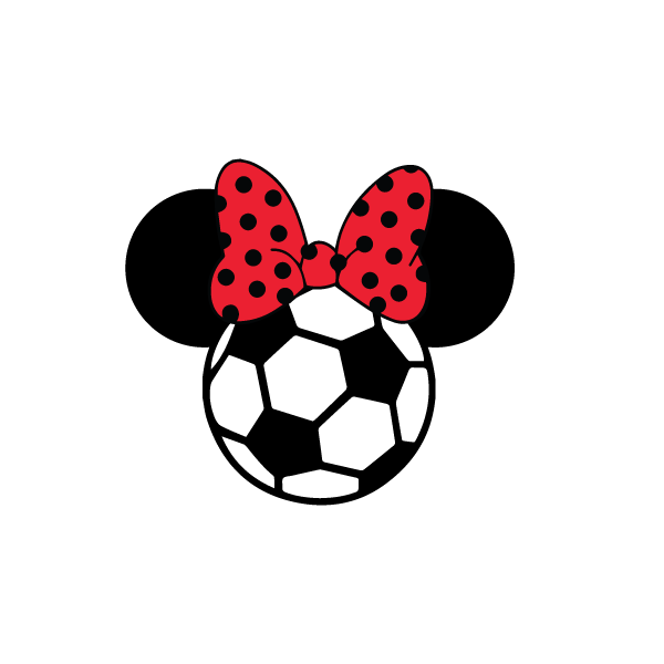 Minnie mouse soccer Svg, Disney Minnie Svg, Minnie clipart S | Inspire ...