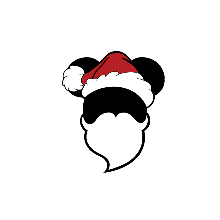 Mickey mouse santa head Svg, Disney Christmas Svg, Mickey mo - Inspire ...