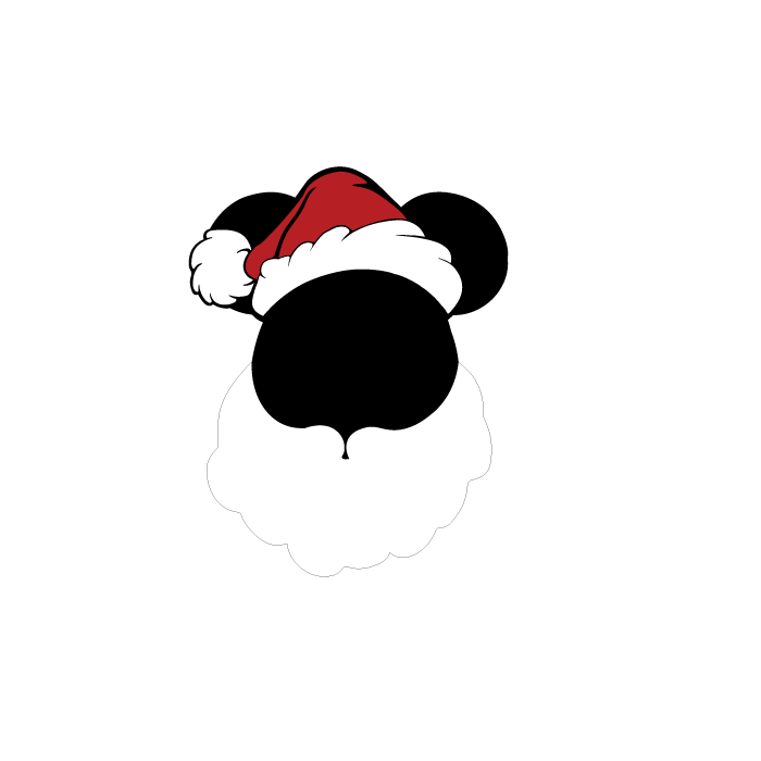 Mickey mouse santa head Svg, Disney Christmas Svg, Mickey mo - Inspire ...