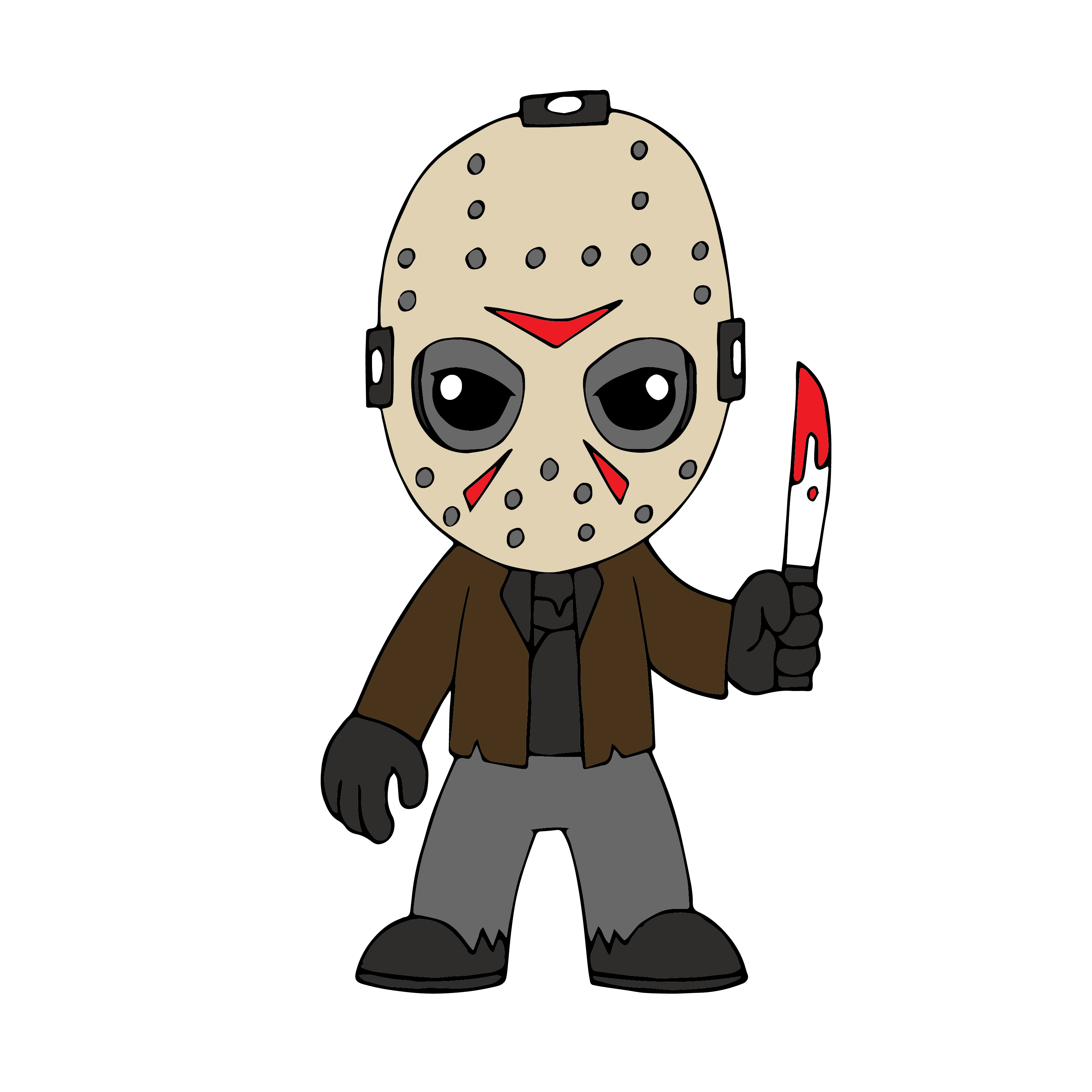 Baby Jason Voorhees Svg, Chibi Horror Movie Characters Svg, | Inspire ...
