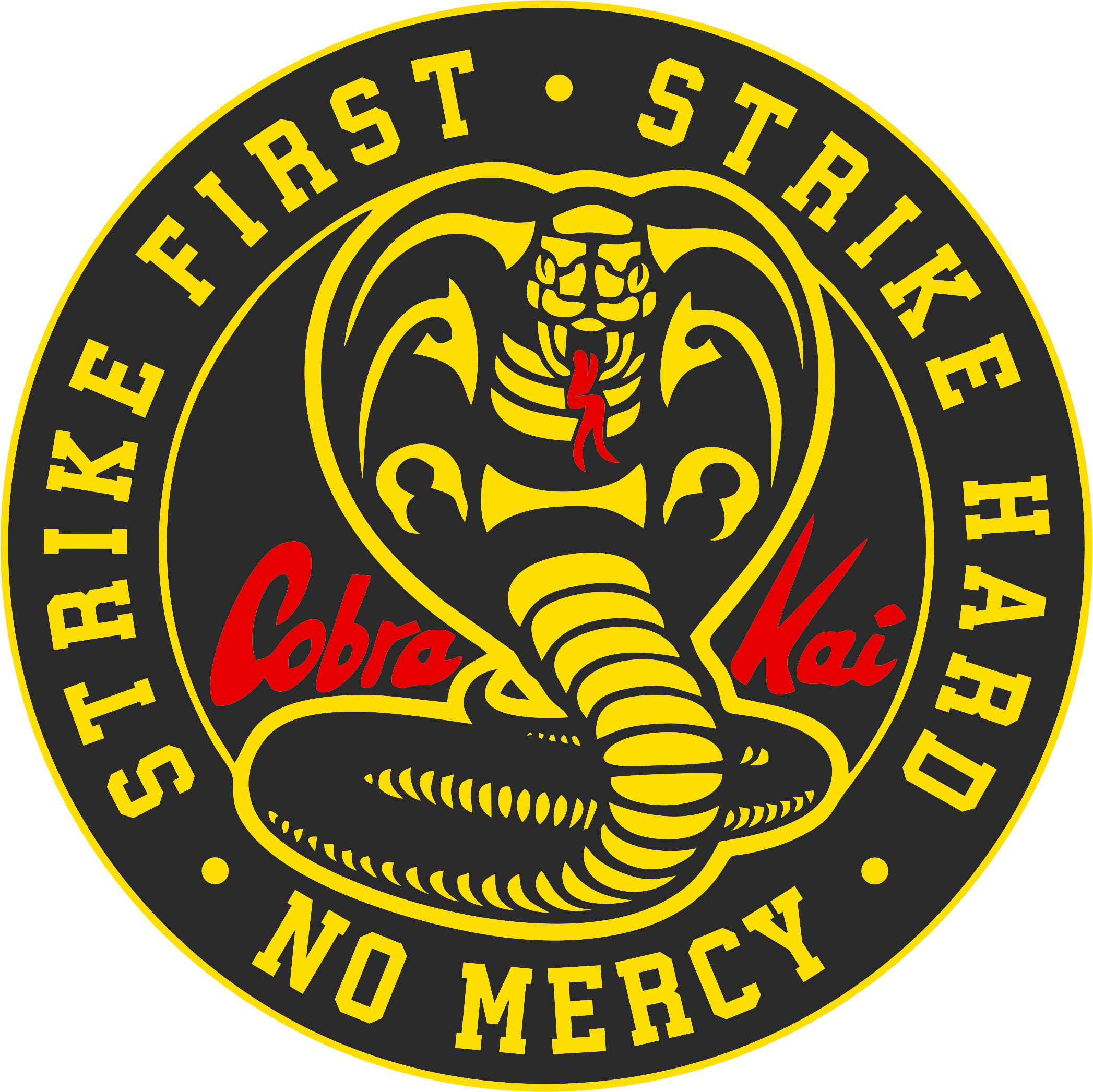 Strike First Svg, Strike hard Svg, No Mercy Svg, Cobra Kai S | Inspire Uplift