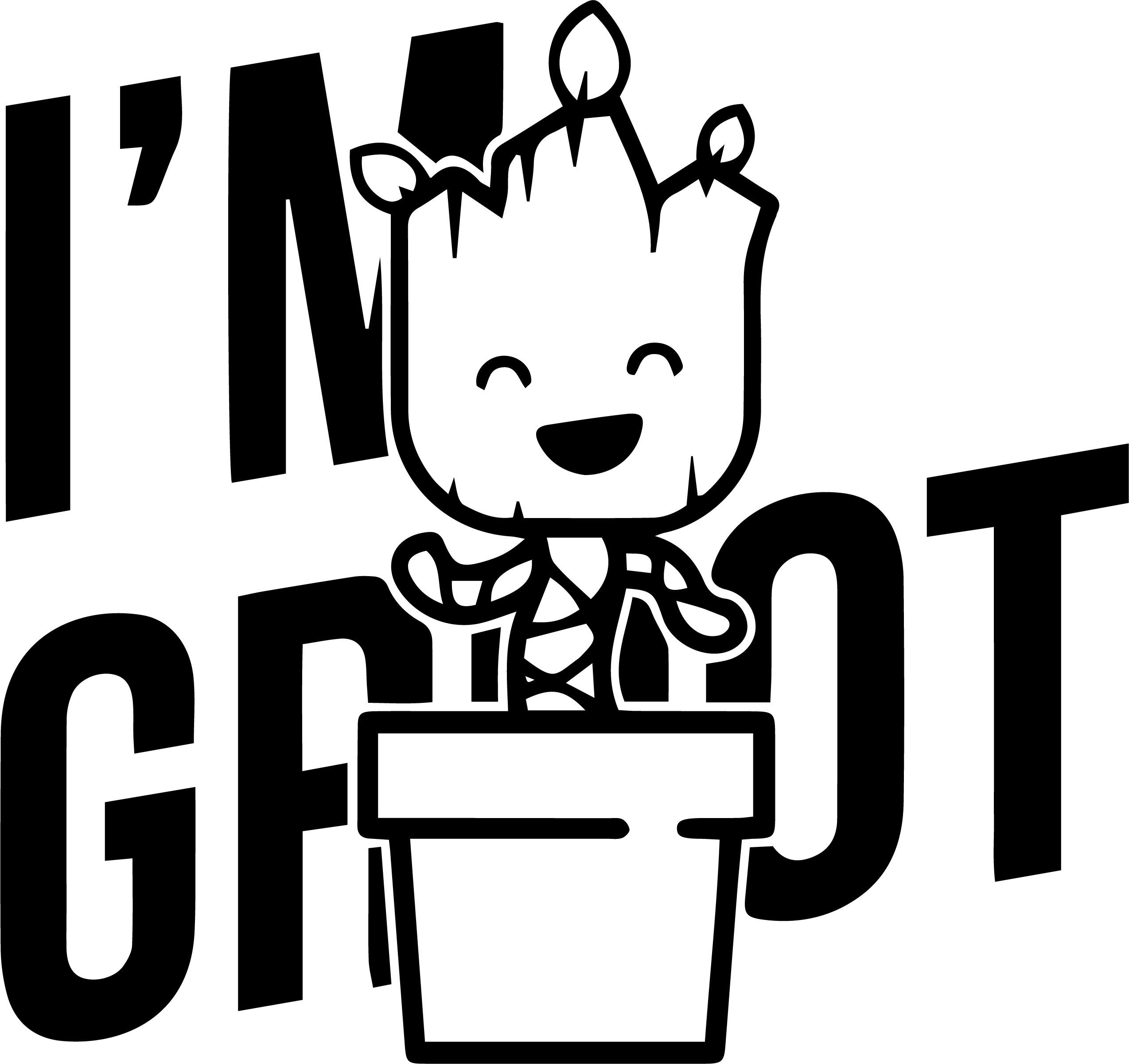 I am Groot Svg, Groot clipart, Baby Groot Svg, Avengers Svg, | Inspire ...