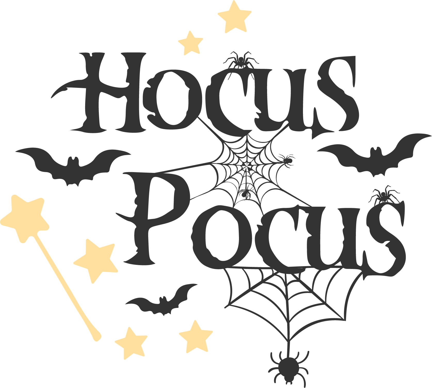 Hocus Pocus Svg, Magic Svg, Spider Svg, Bat Svg, Halloween S | Inspire ...