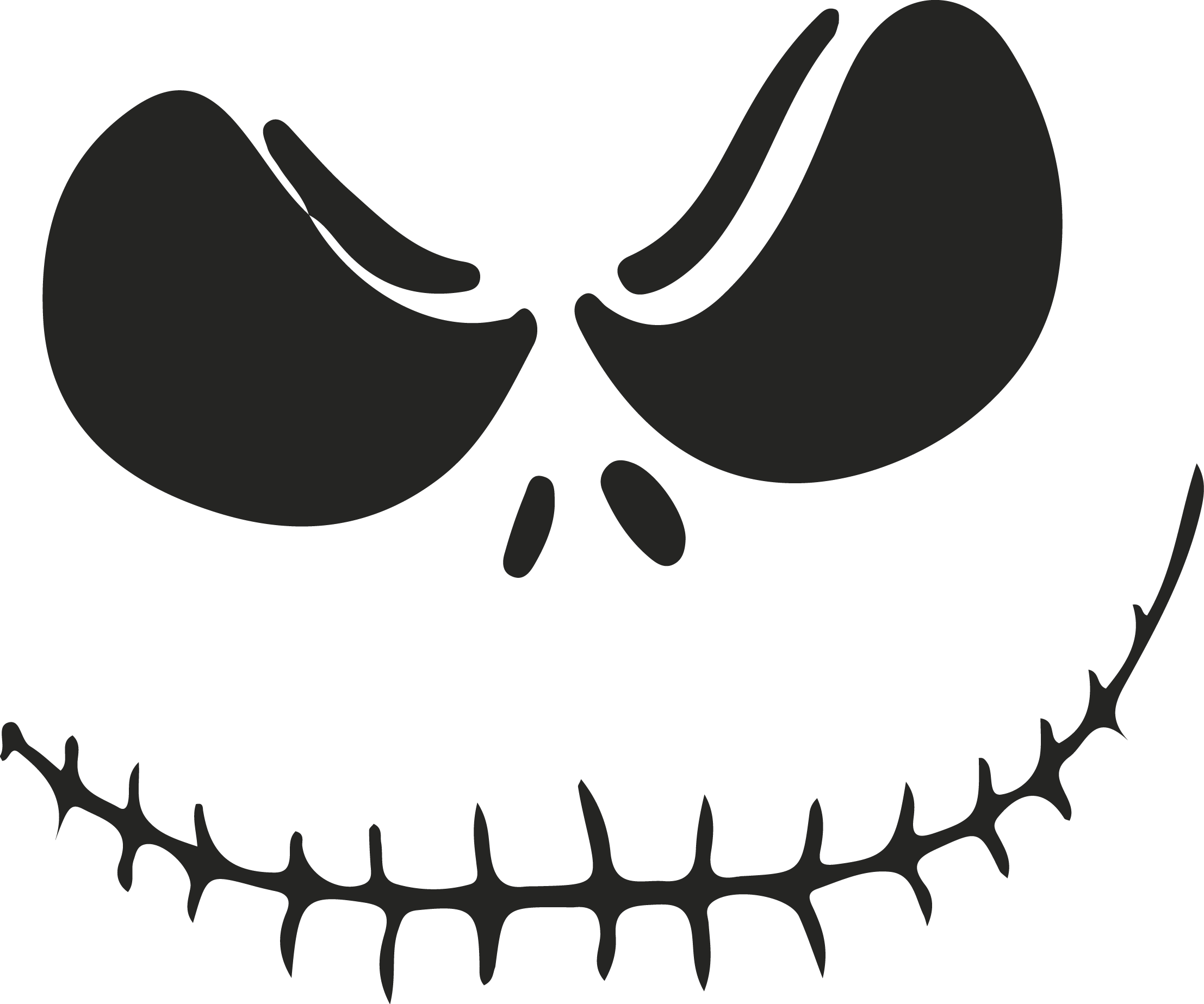 Jack skellington face Svg, Nightmare Before Christmas Svg, H | Inspire ...