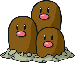 Diglett And Dugtrio Svg, Pokemon Characters Svg, Pokemon Svg | Inspire ...