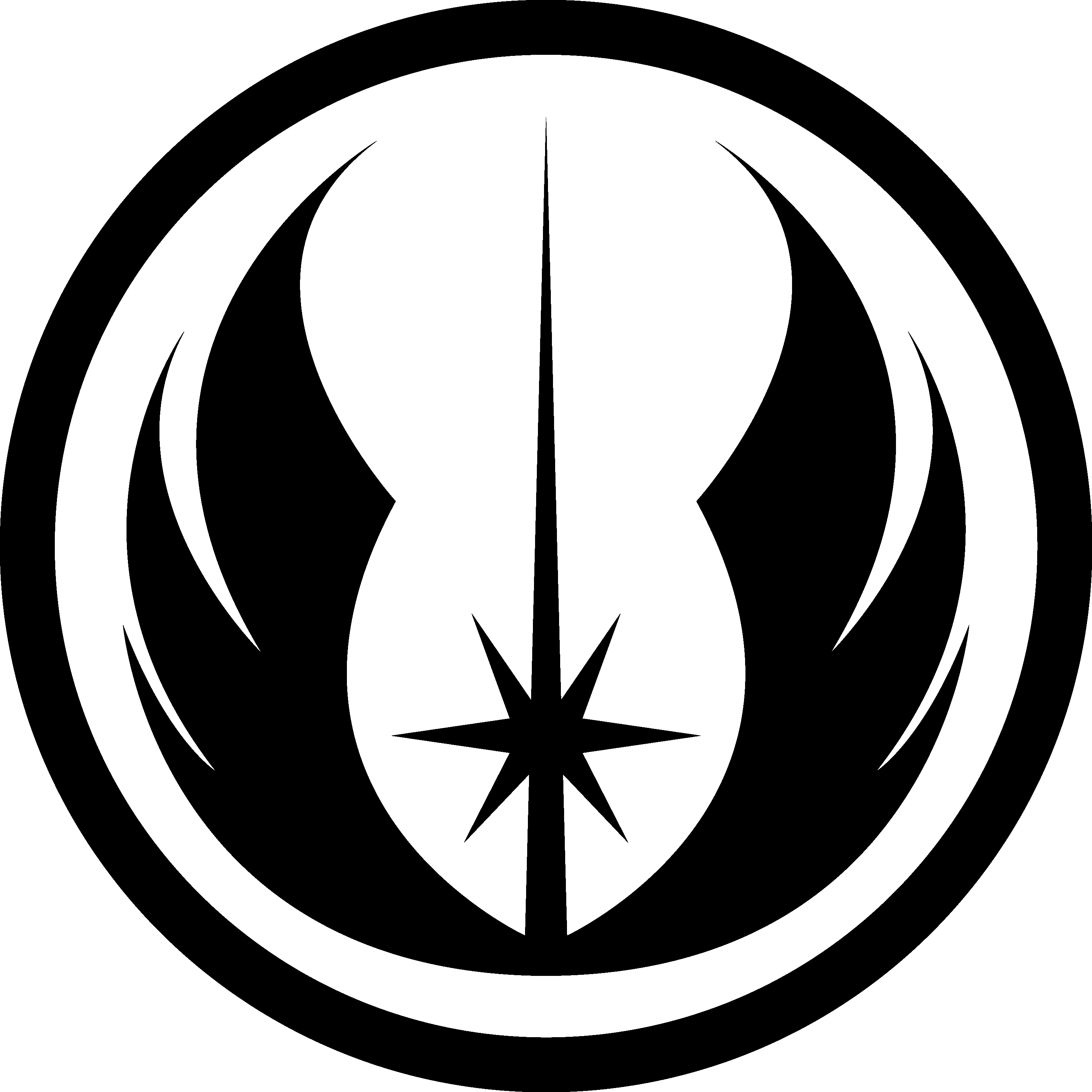 Jedi Order Svg, Star Wars Svg, Star Wars Silhouette Svg, Sta | Inspire ...