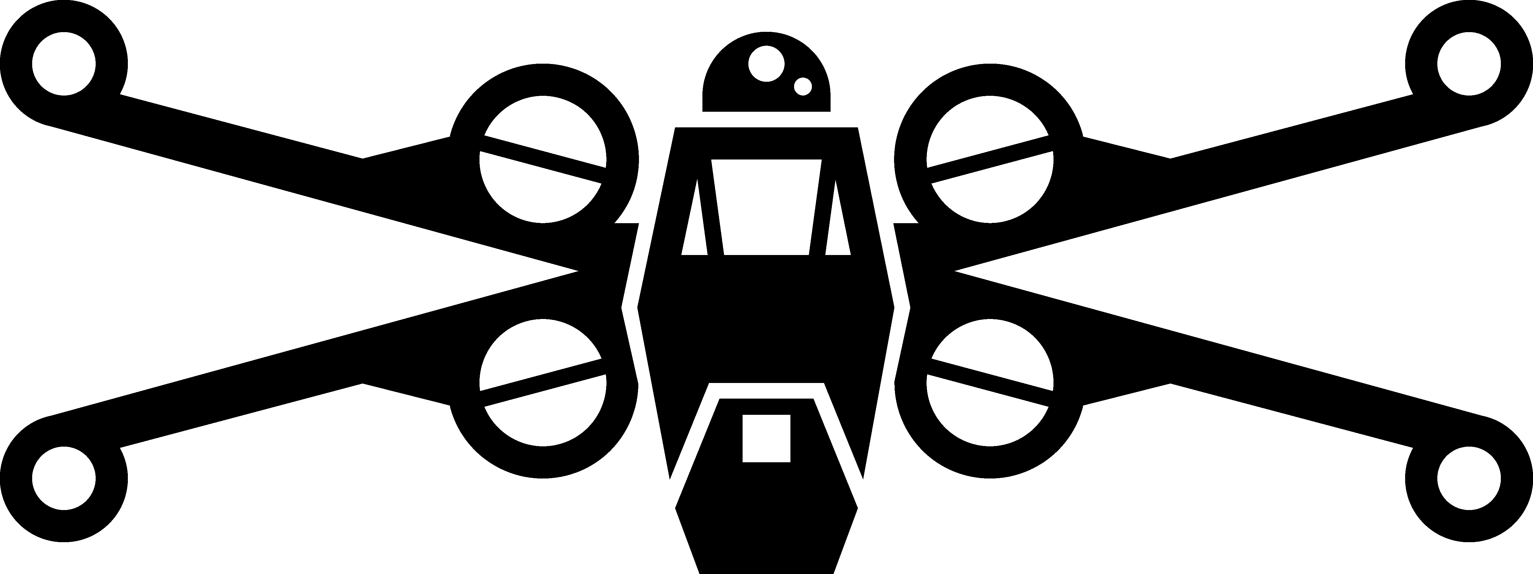 X-Wing Svg, Star Wars Svg, Star Wars Silhouette Svg, Star Wa | Inspire ...