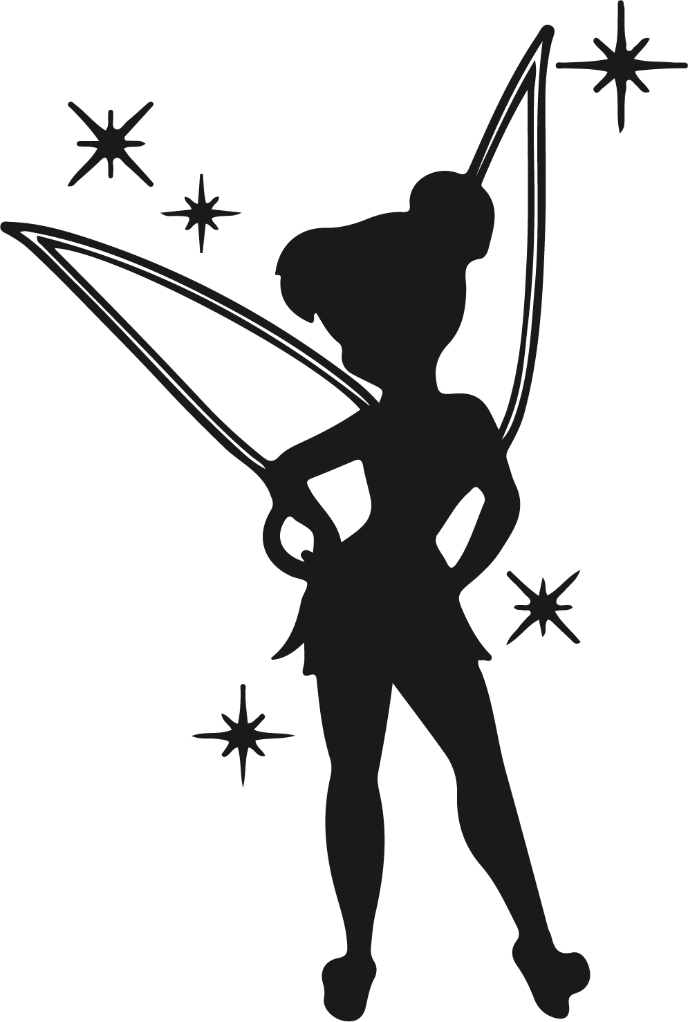 Tinkerbell Svg, Tinkerbell Silhouette Svg, Tinkerbell clipar | Inspire ...