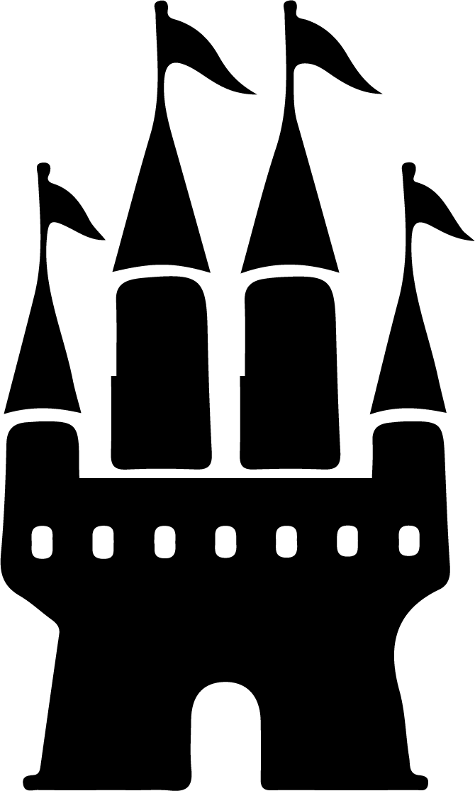 Castle Svg, Castle silhouette Svg, Disney castle Svg, Castle | Inspire ...