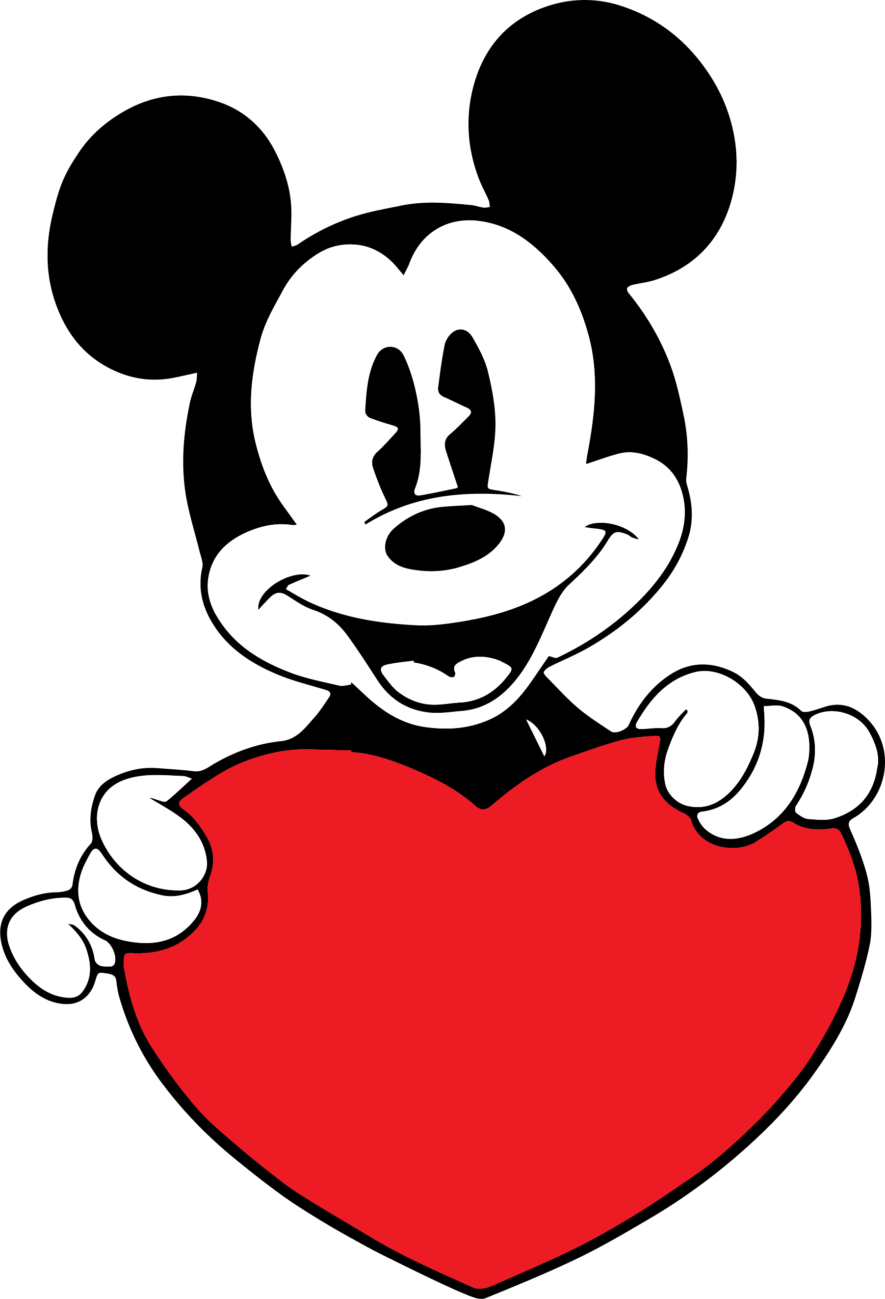 Mickey mouse heart Svg, Disney mickey Svg, Mickey clipart, M | Inspire ...