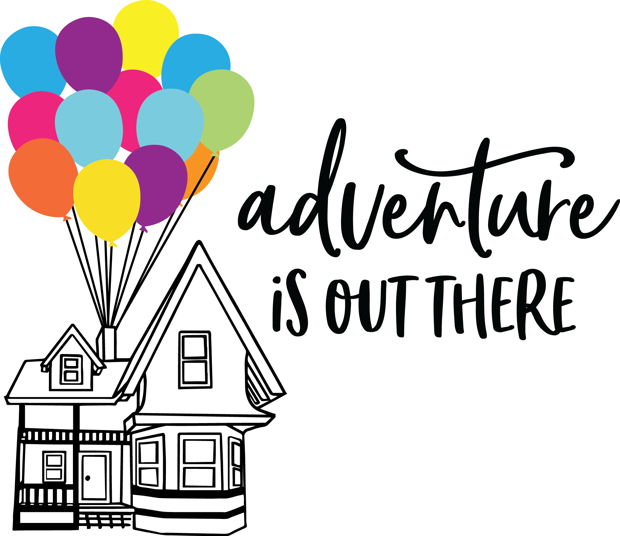 Adventure is out there Svg, Up Svg, Hot air balloon Svg, Bal | Inspire ...