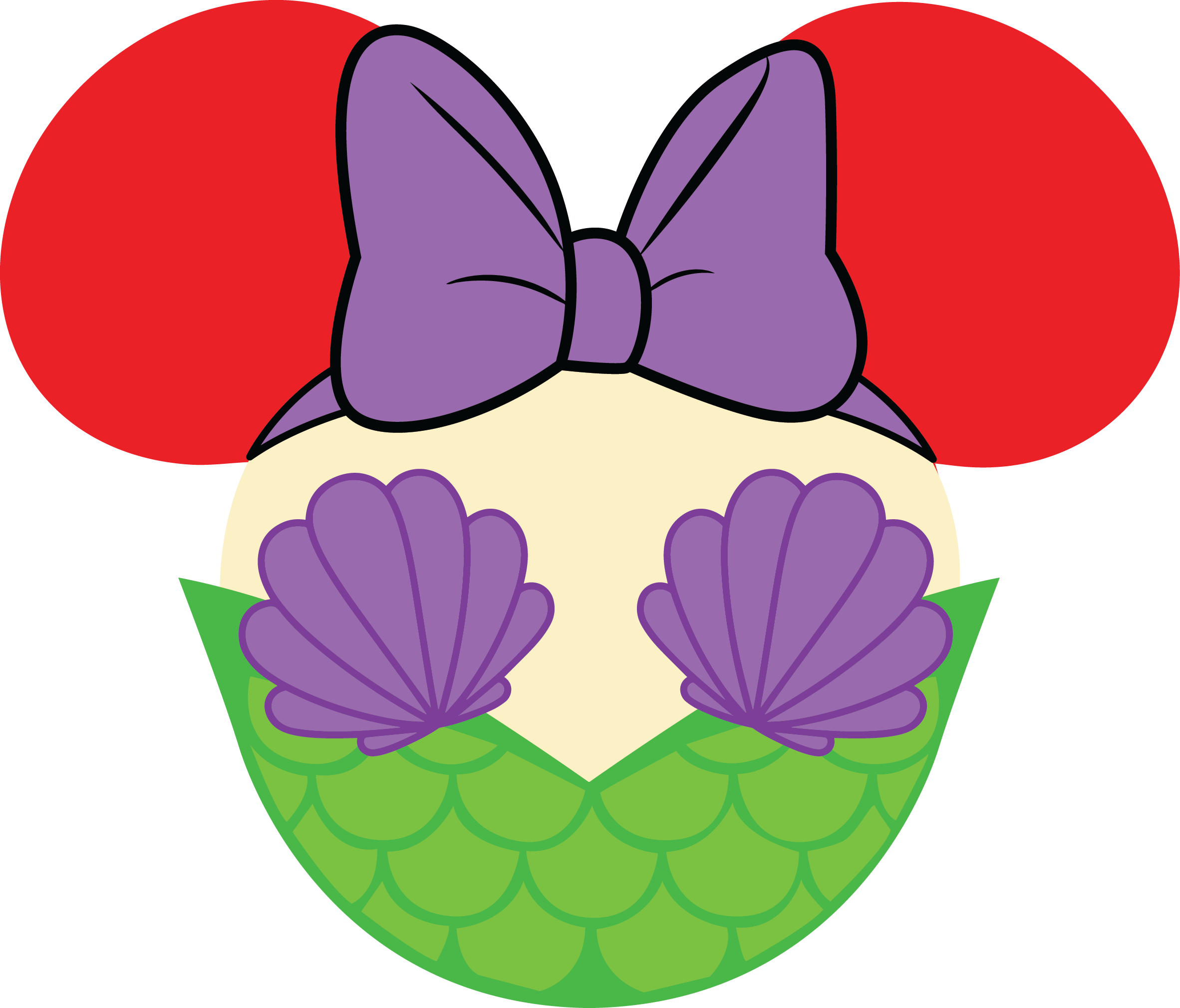 Minnie mouse ariel Svg, Disney mickey Svg, Mickey clipart, M | Inspire ...