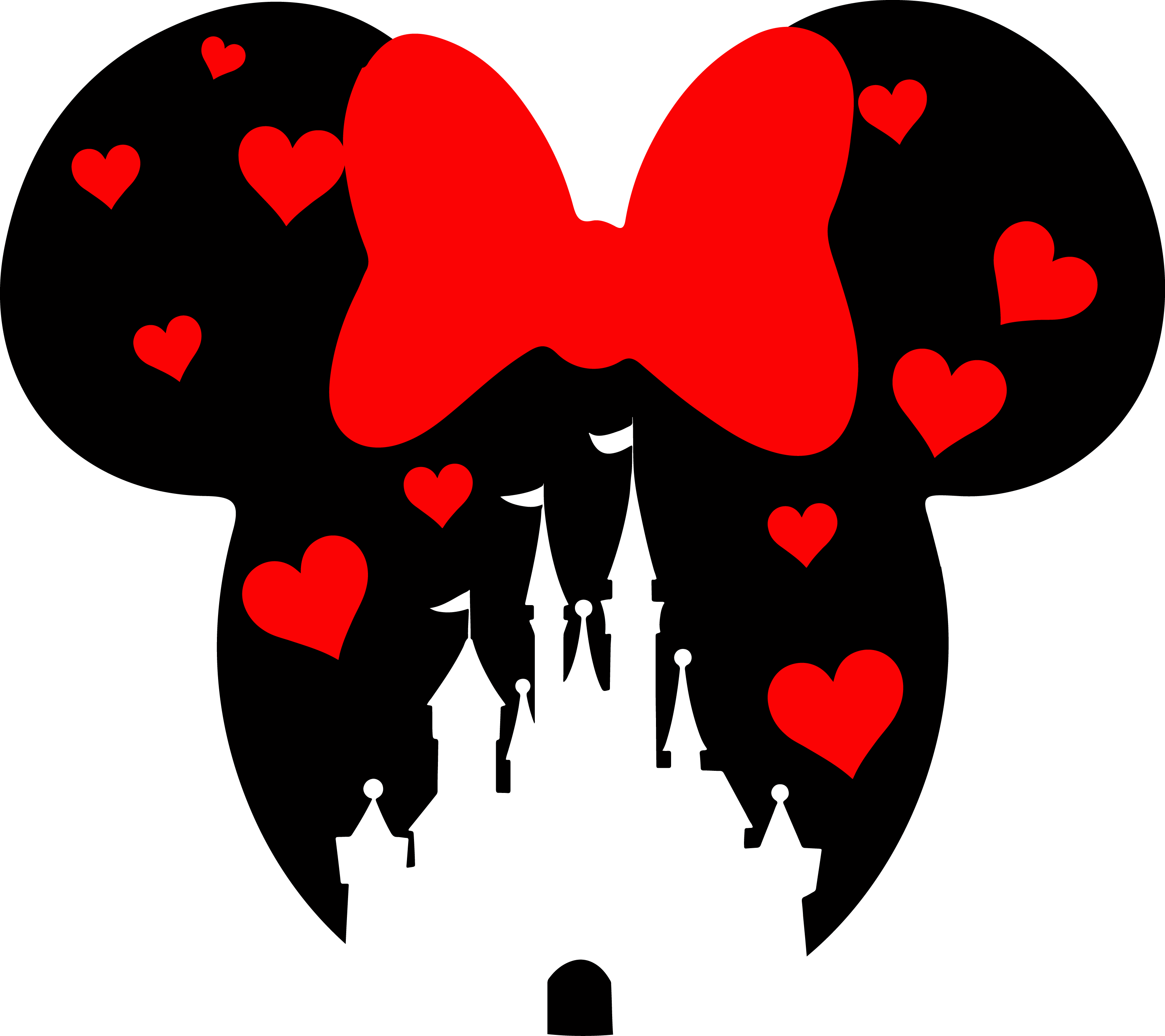 Minnie mouse castle heart Svg, Disney mickey Svg, Mickey cli | Inspire ...