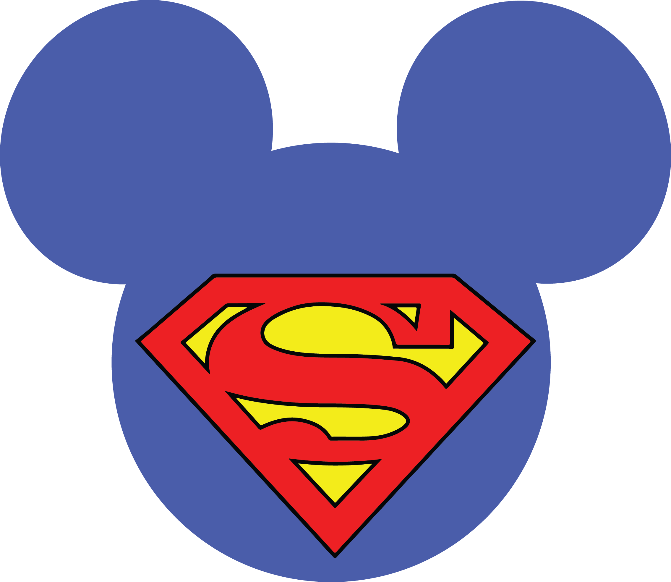 Mickey mouse Superman Svg, Disney Mickey Svg, Mickey clipart - Inspire ...